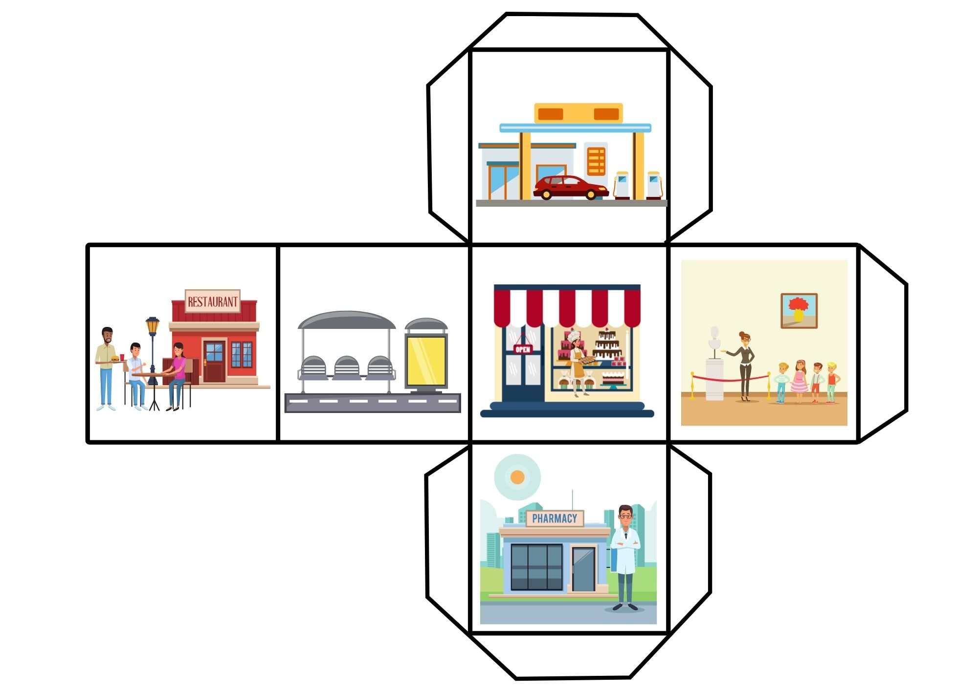 Places in the city - Ezpzlearn.com