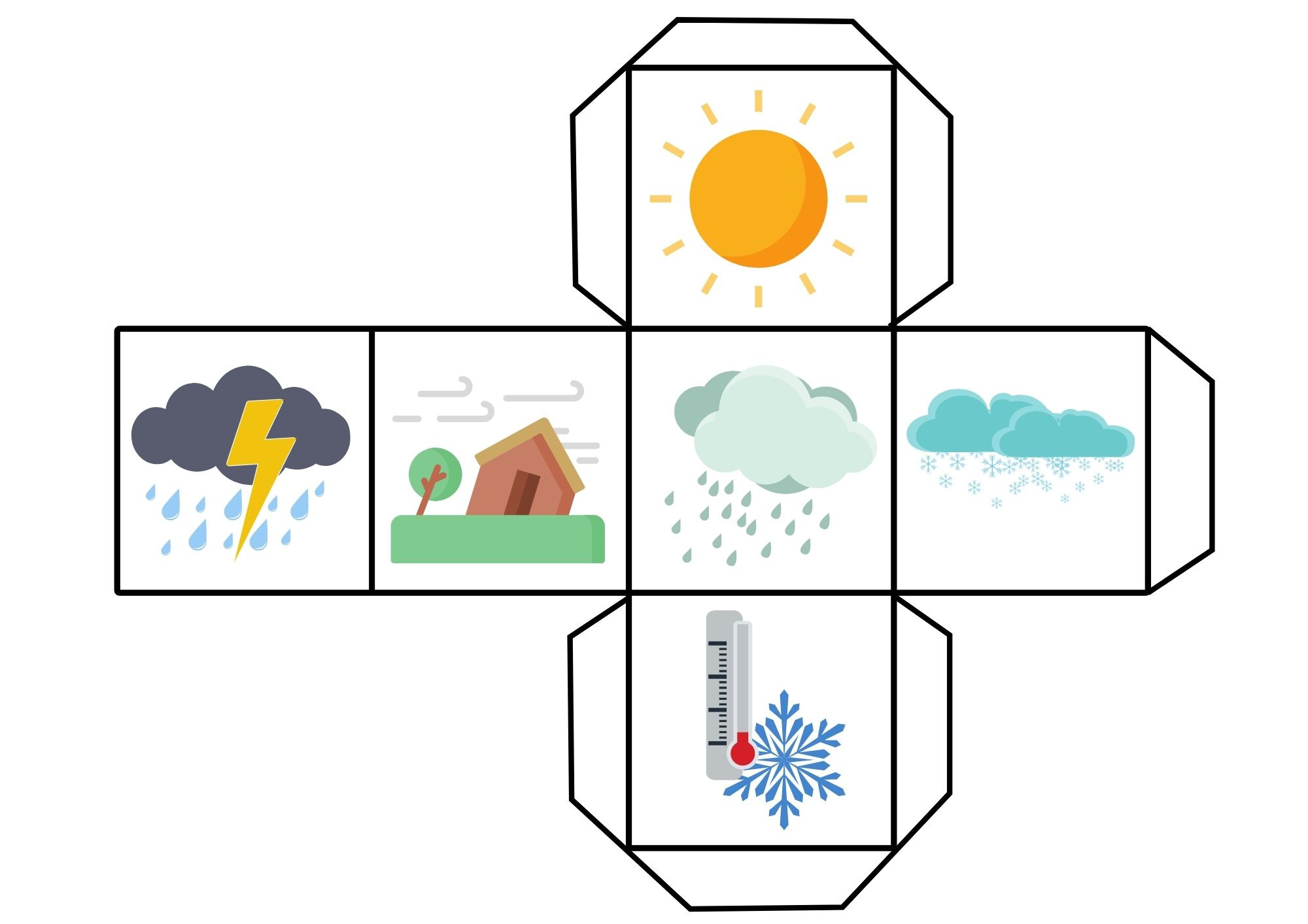 Weather Dice Game - Ezpzlearn.com