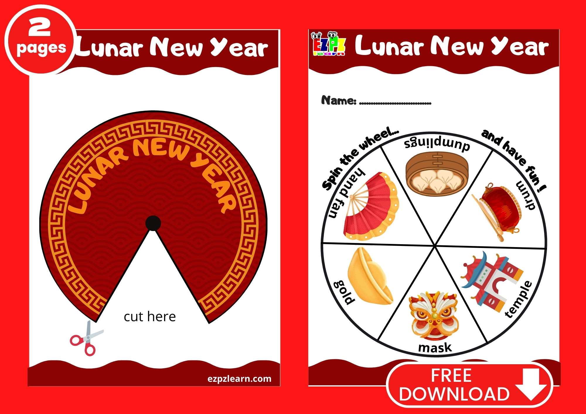 Lunar (Chinese) New Year - Ezpzlearn.com