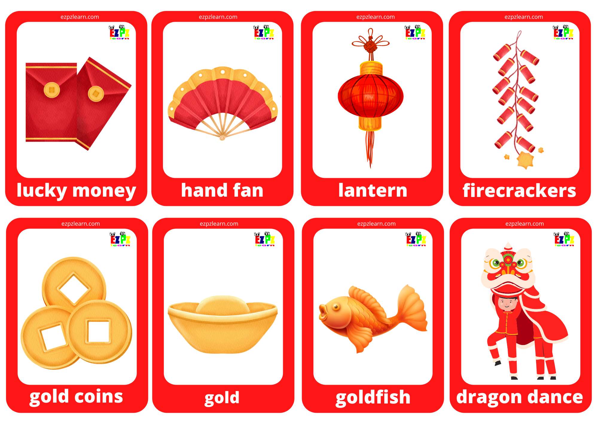 Lunar (Chinese) New Year - Ezpzlearn.com