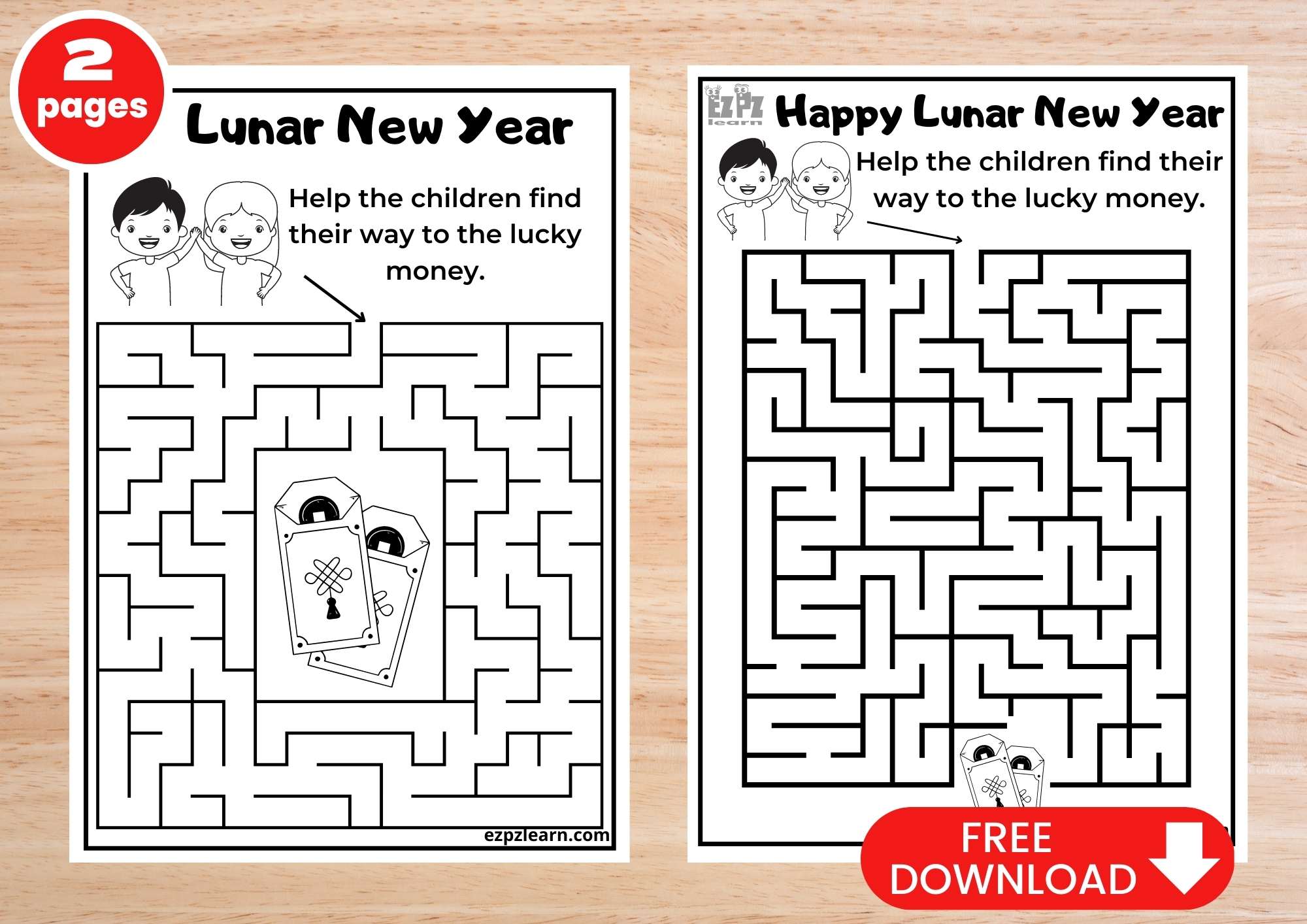 Lunar (Chinese) New Year - Ezpzlearn.com