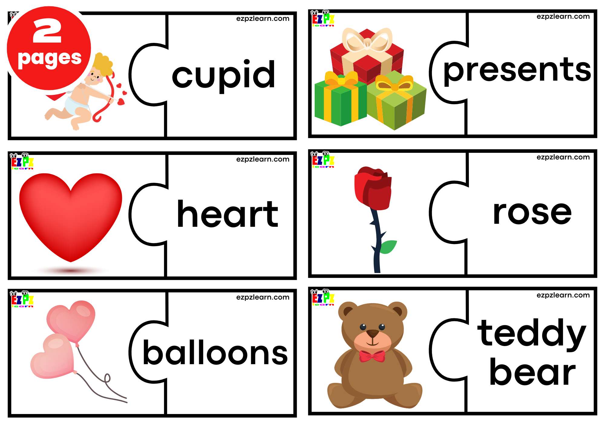 Valentine's Holiday - Ezpzlearn.com