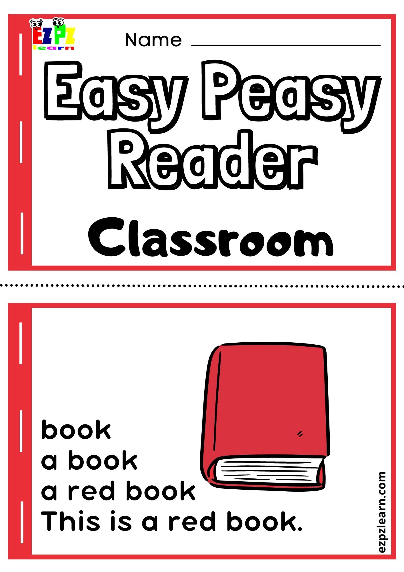 Classroom Reader For Kindy Become a member for free today - Ezpzlearn.com