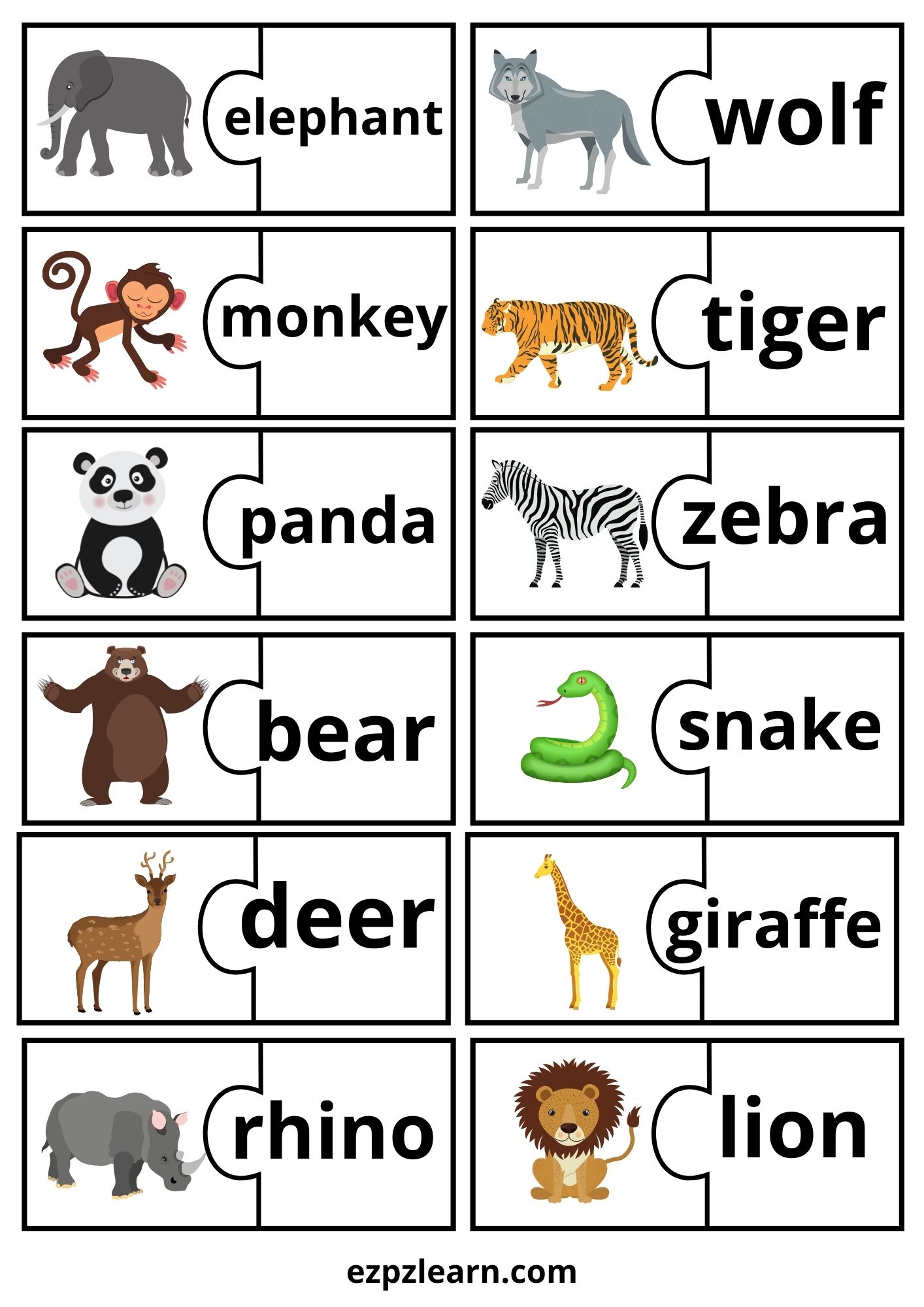 Puzzle - Ezpzlearn.com