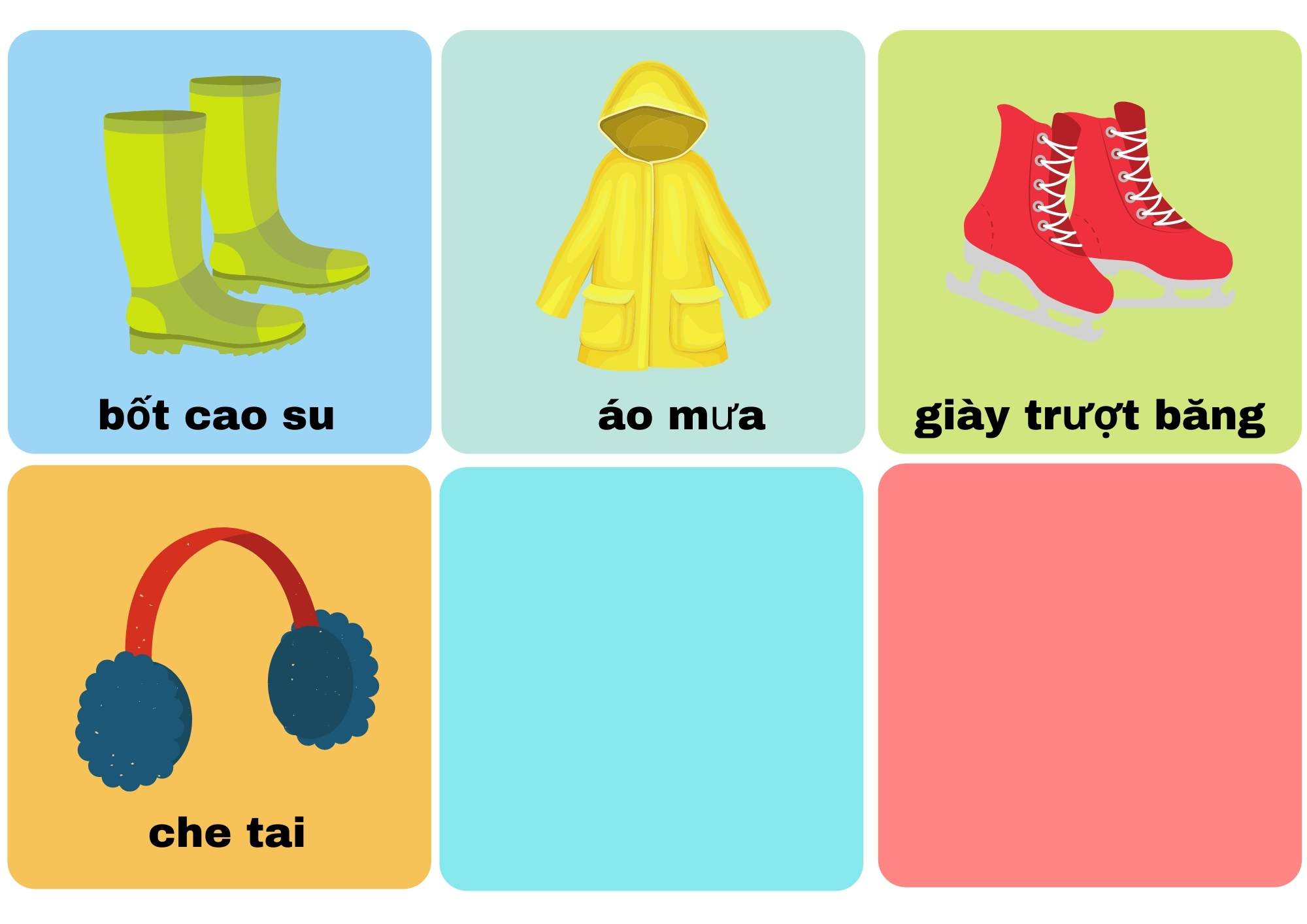 Clothes Winter - Ezpzlearn.com