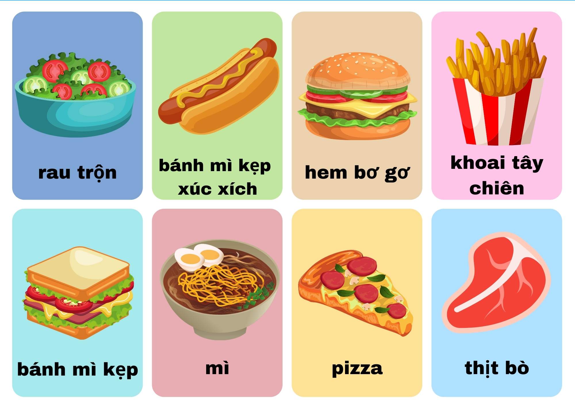 Fast Food - Ezpzlearn.com