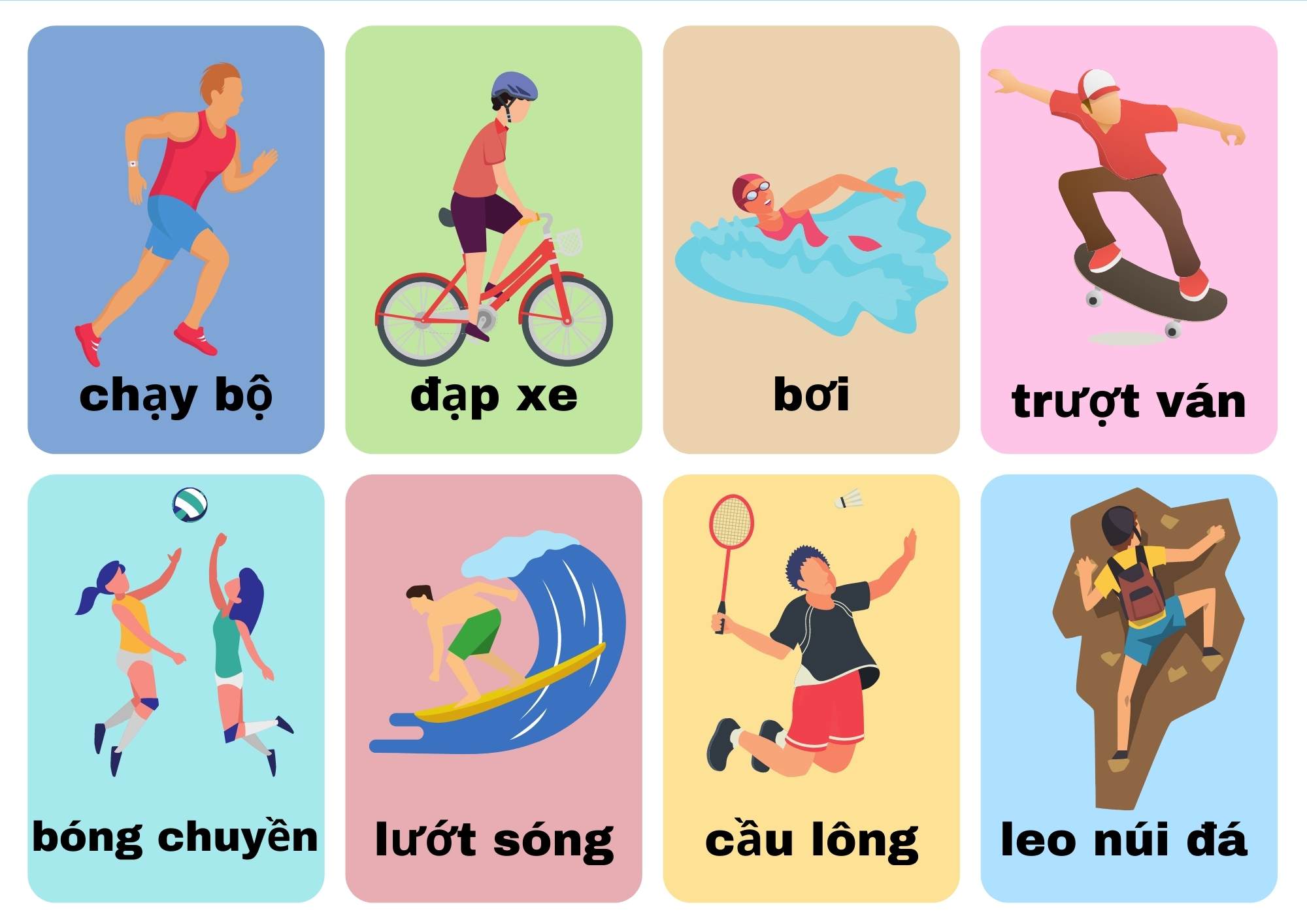 Sports Vietnamese - Ezpzlearn.com