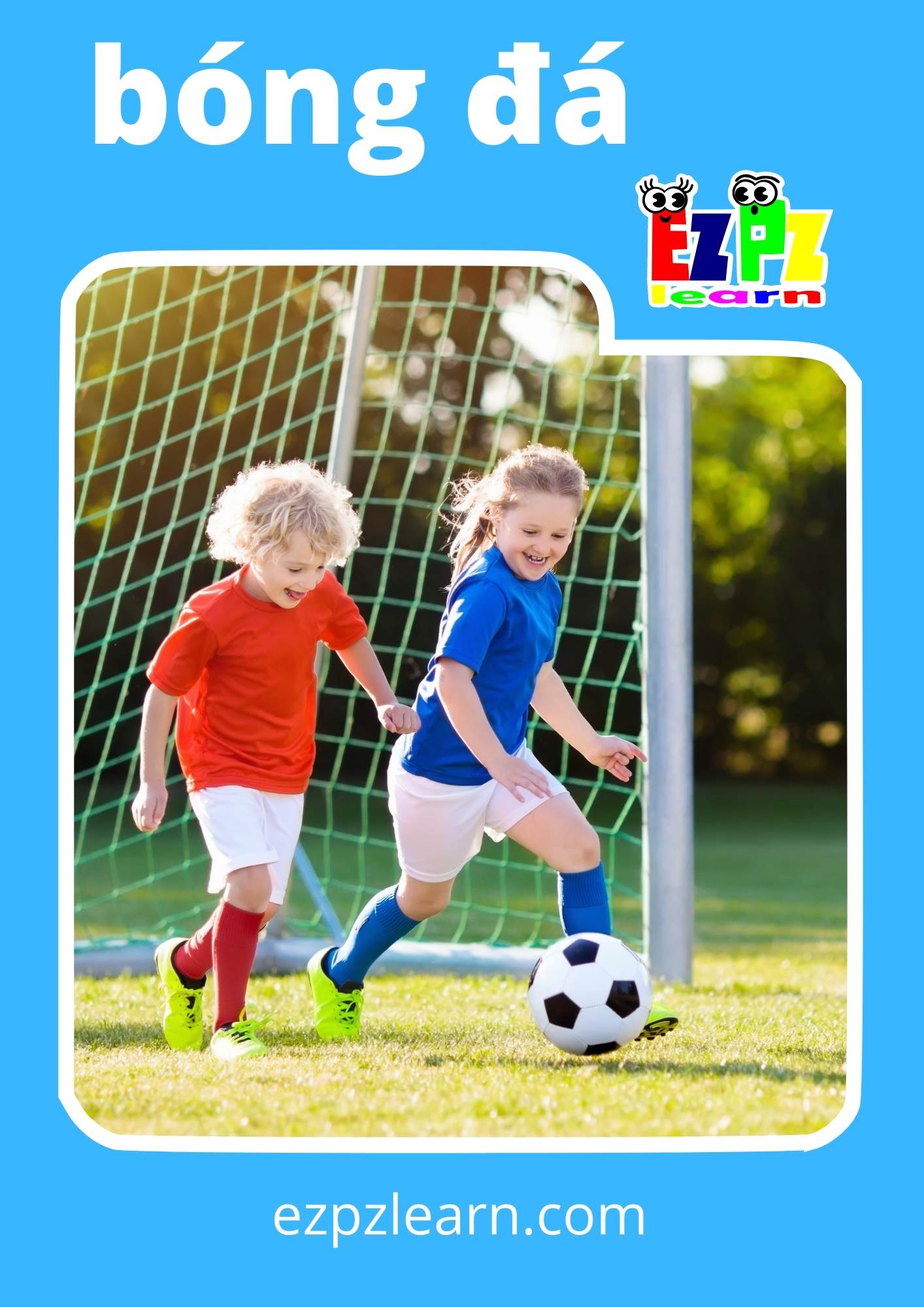 Sports Photo Flashcards Vietnamese - Ezpzlearn.com