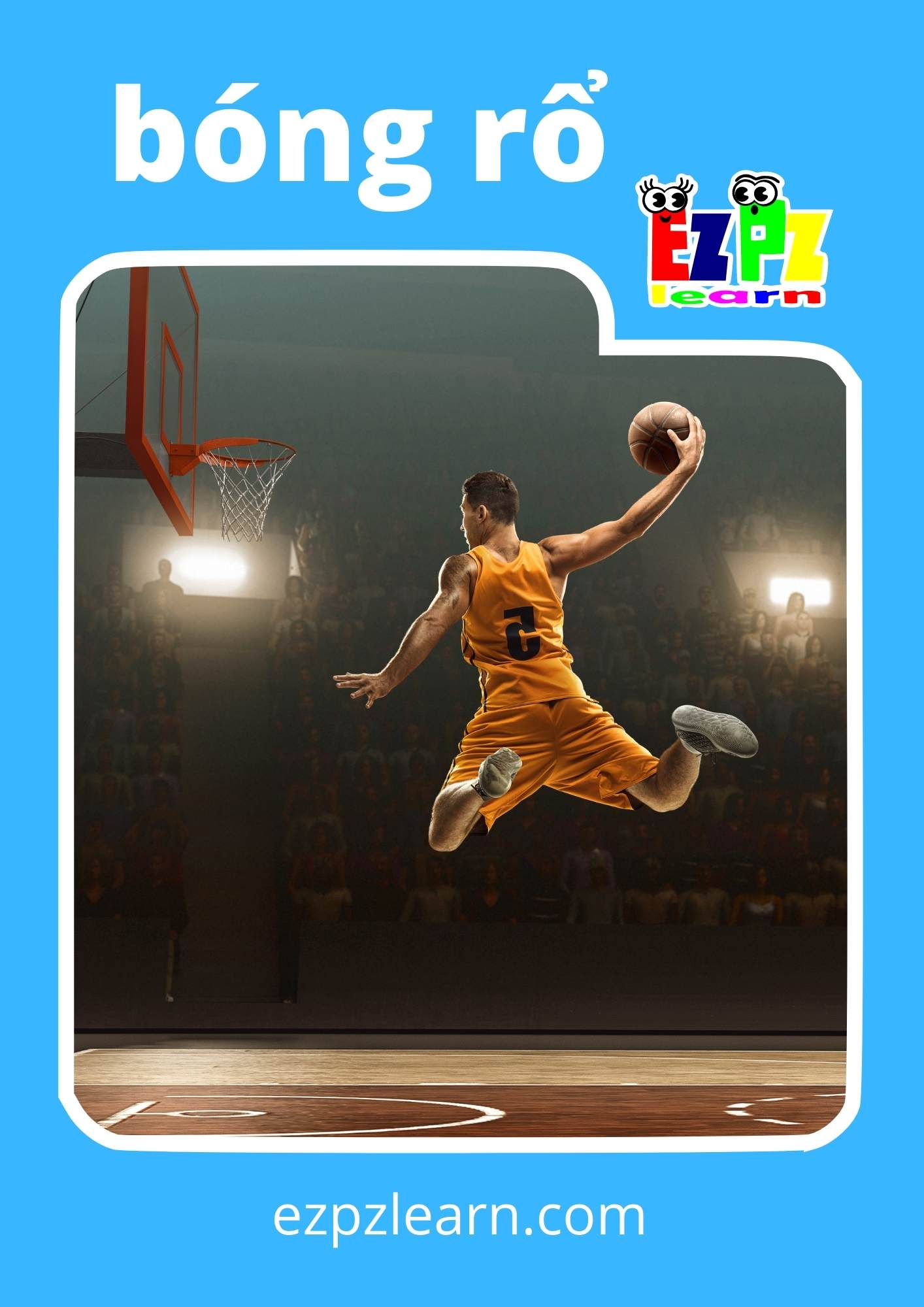 Sports Photo Flashcards Vietnamese - Ezpzlearn.com