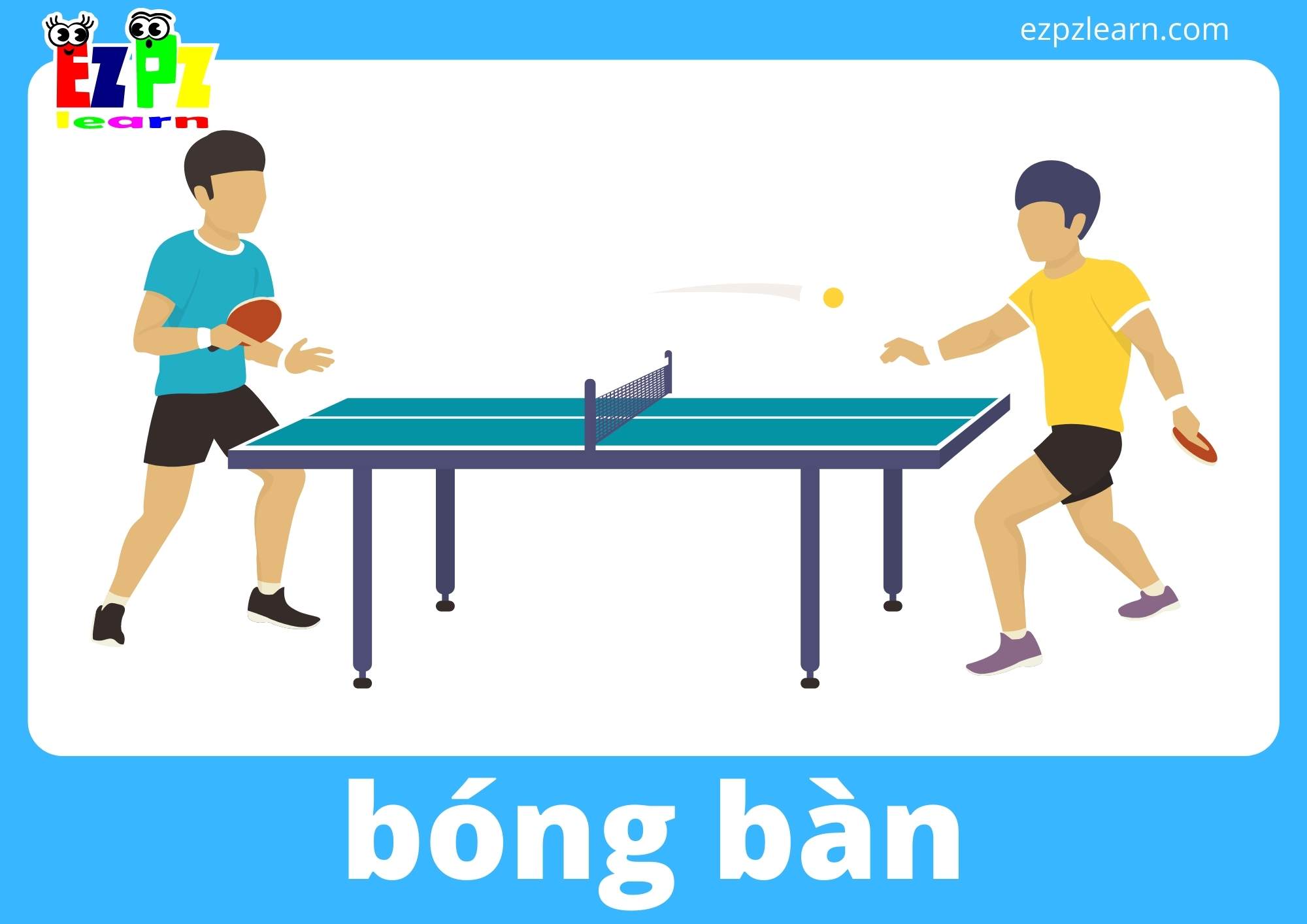 Sports Vietnamese - Ezpzlearn.com