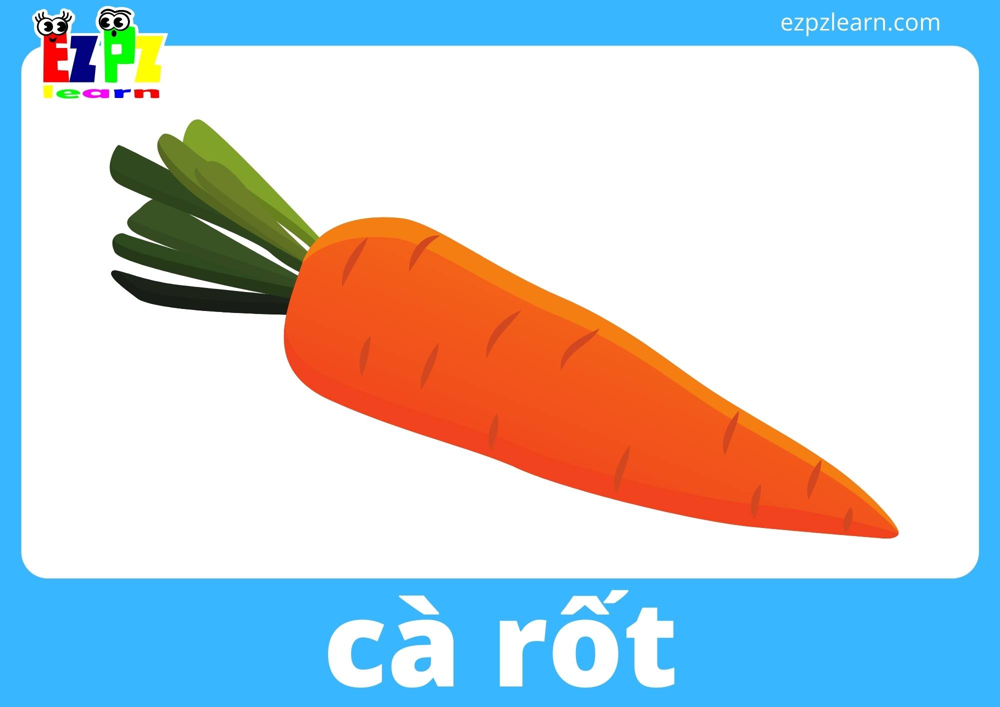 Vegetables - Ezpzlearn.com