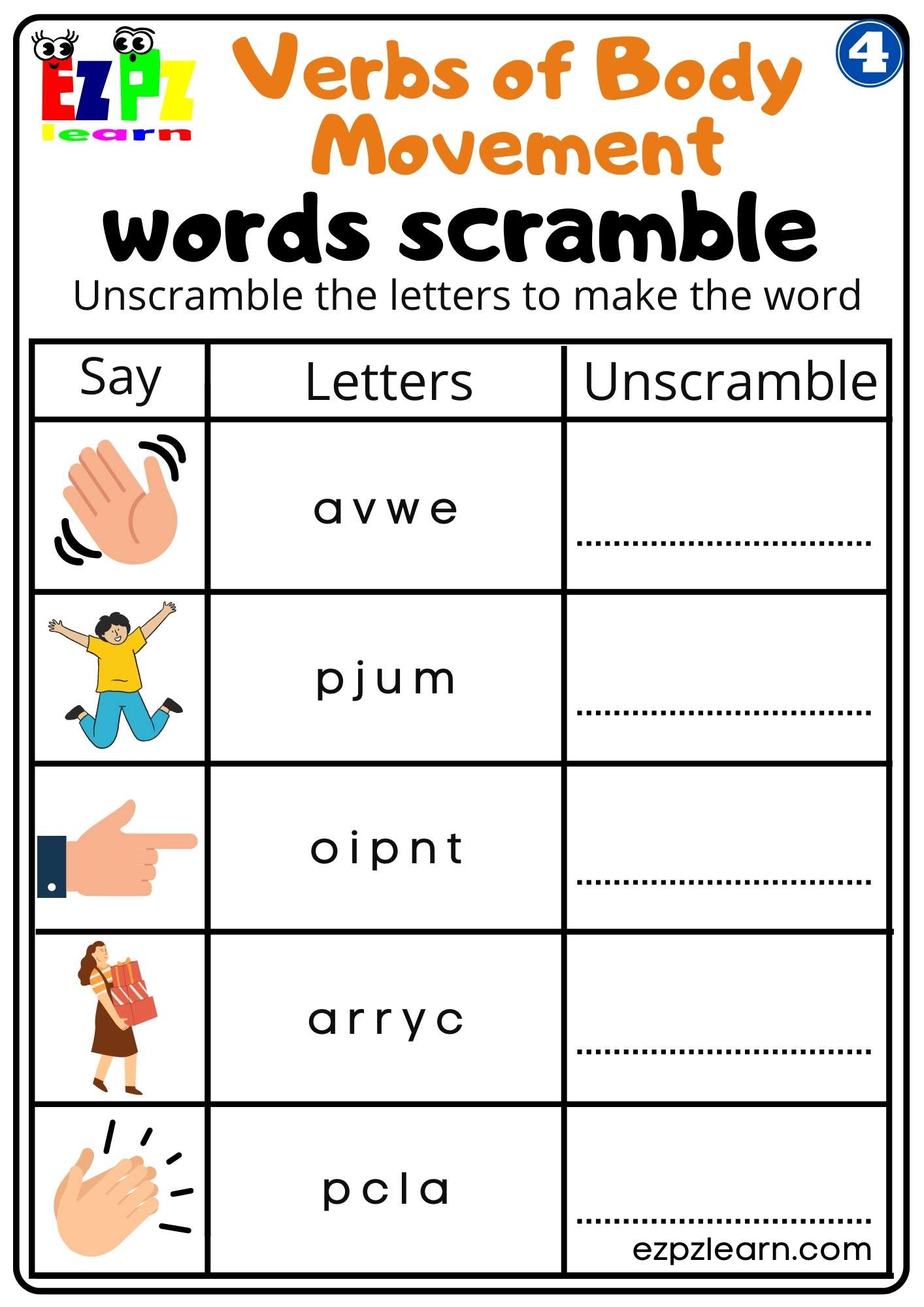 Drinks Word Match - Ezpzlearn.com