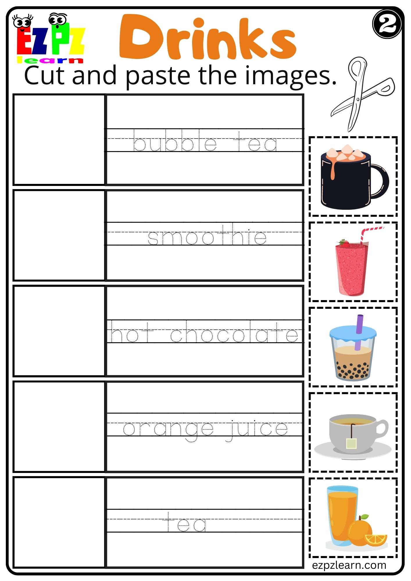 Drinks - Ezpzlearn.com