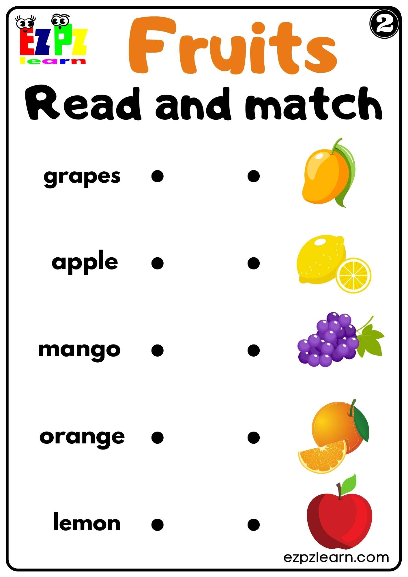 Fruit - Ezpzlearn.com