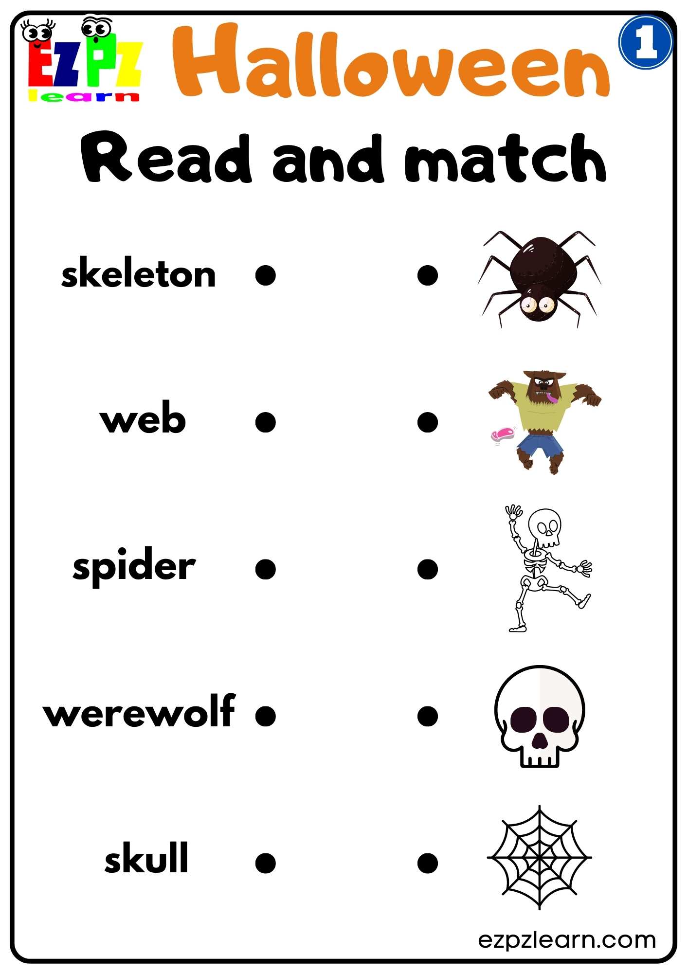 Halloween - Ezpzlearn.com
