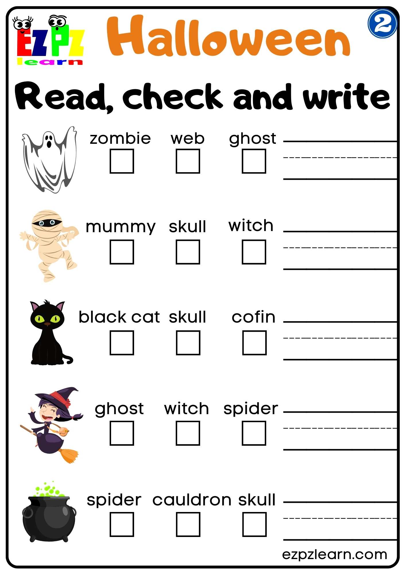 Halloween - Ezpzlearn.com