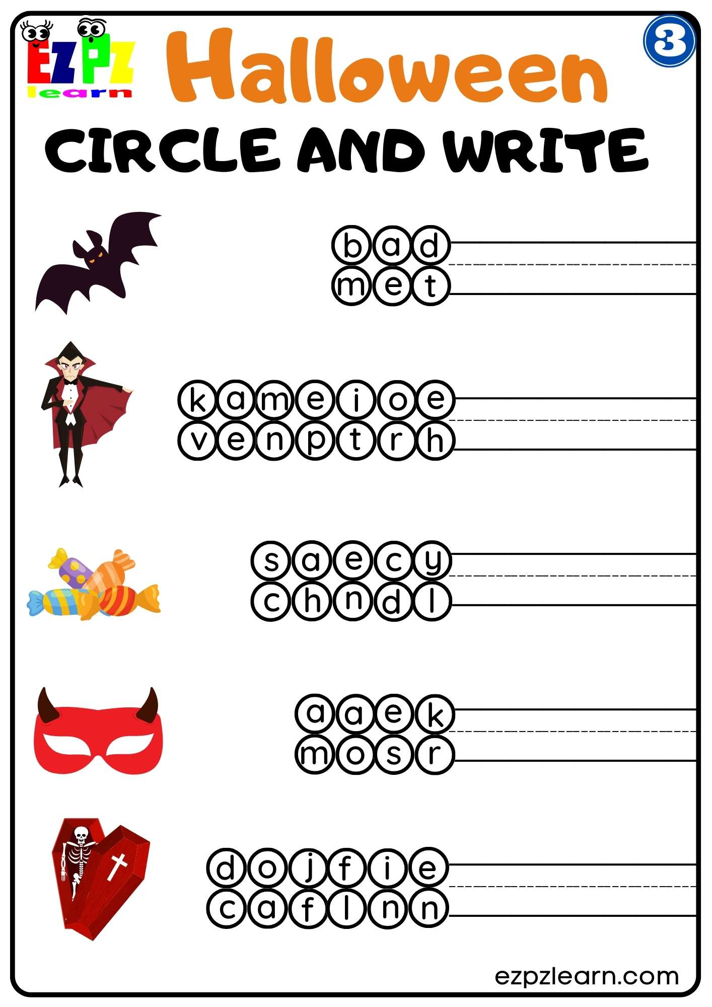 Halloween - Ezpzlearn.com