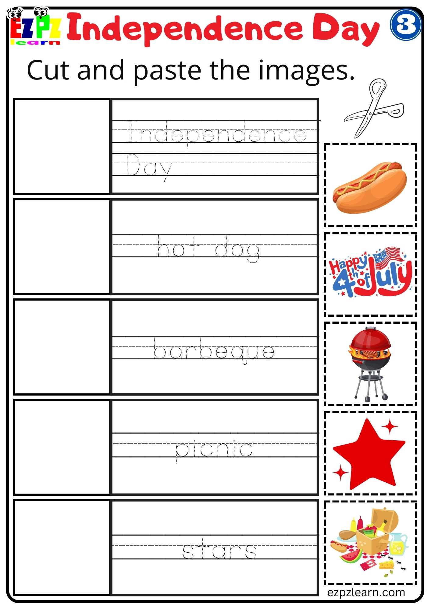 Independence Day - Ezpzlearn.com