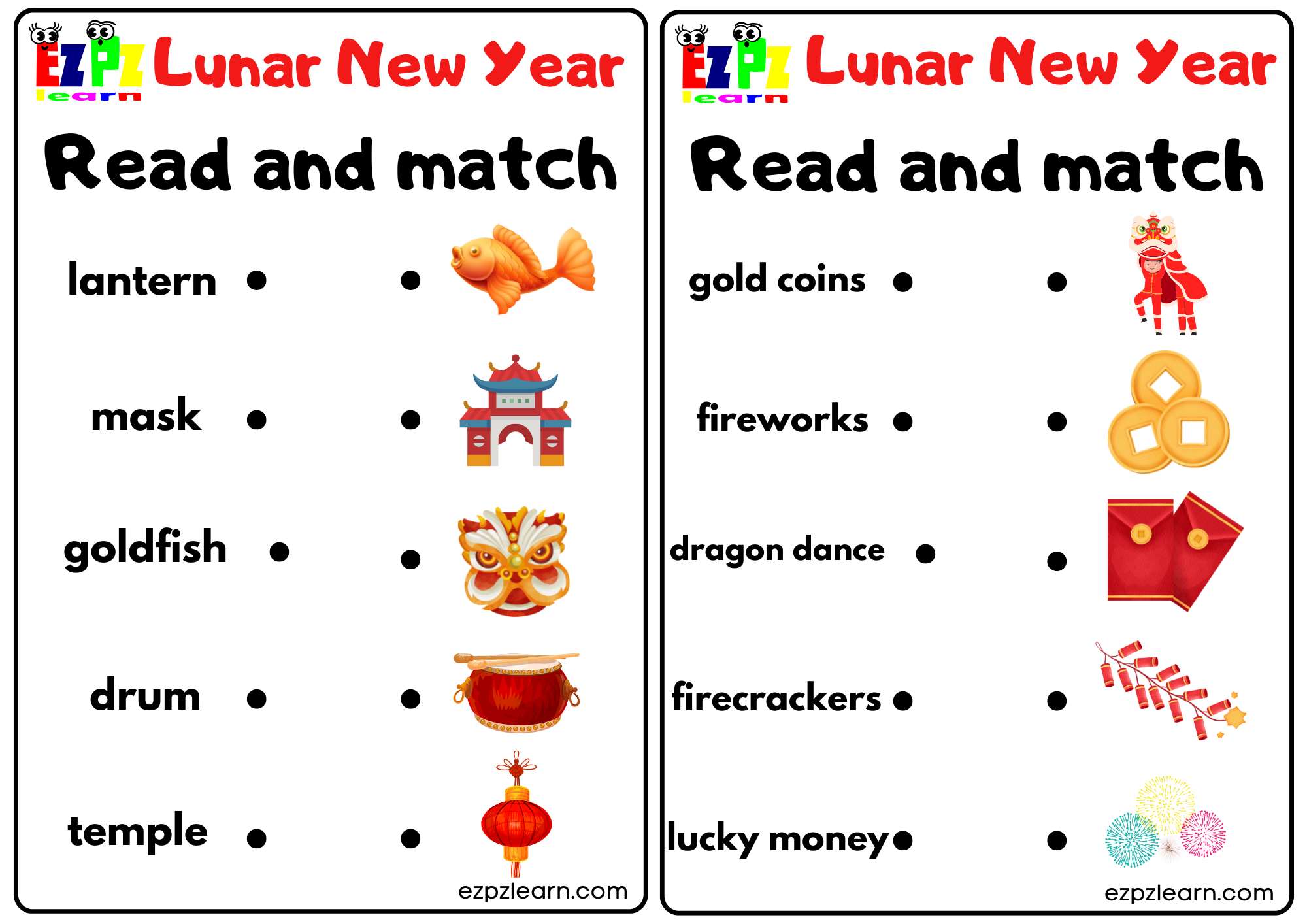 Lunar (Chinese) New Year - Ezpzlearn.com