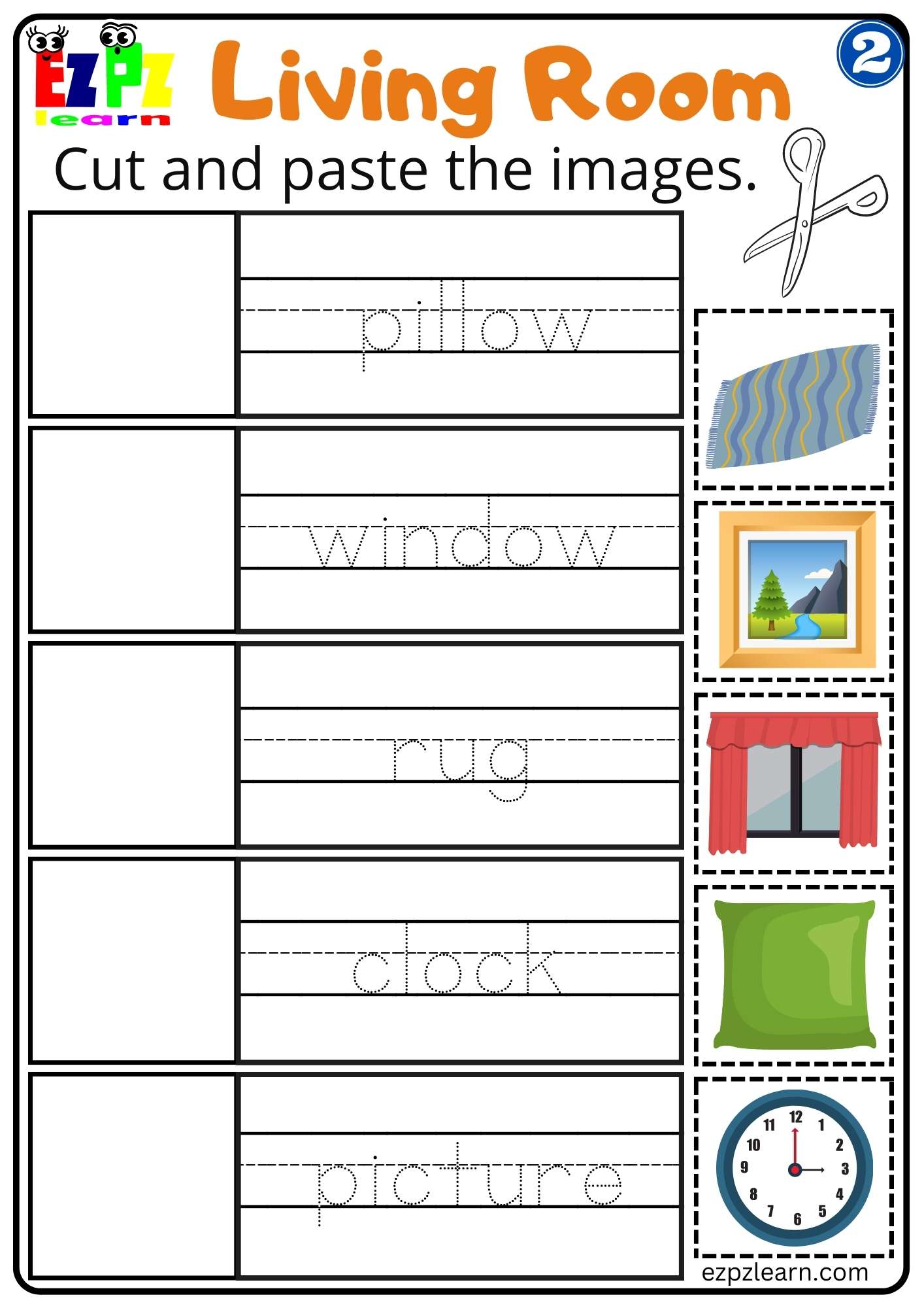 Living Room - Ezpzlearn.com