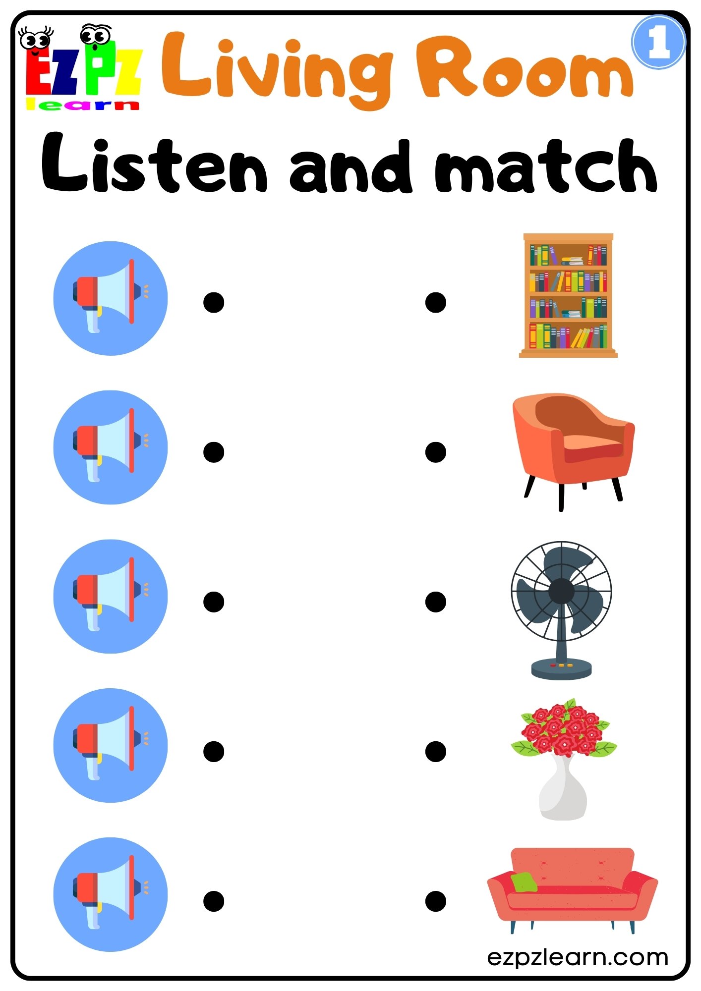 Living Room - Ezpzlearn.com