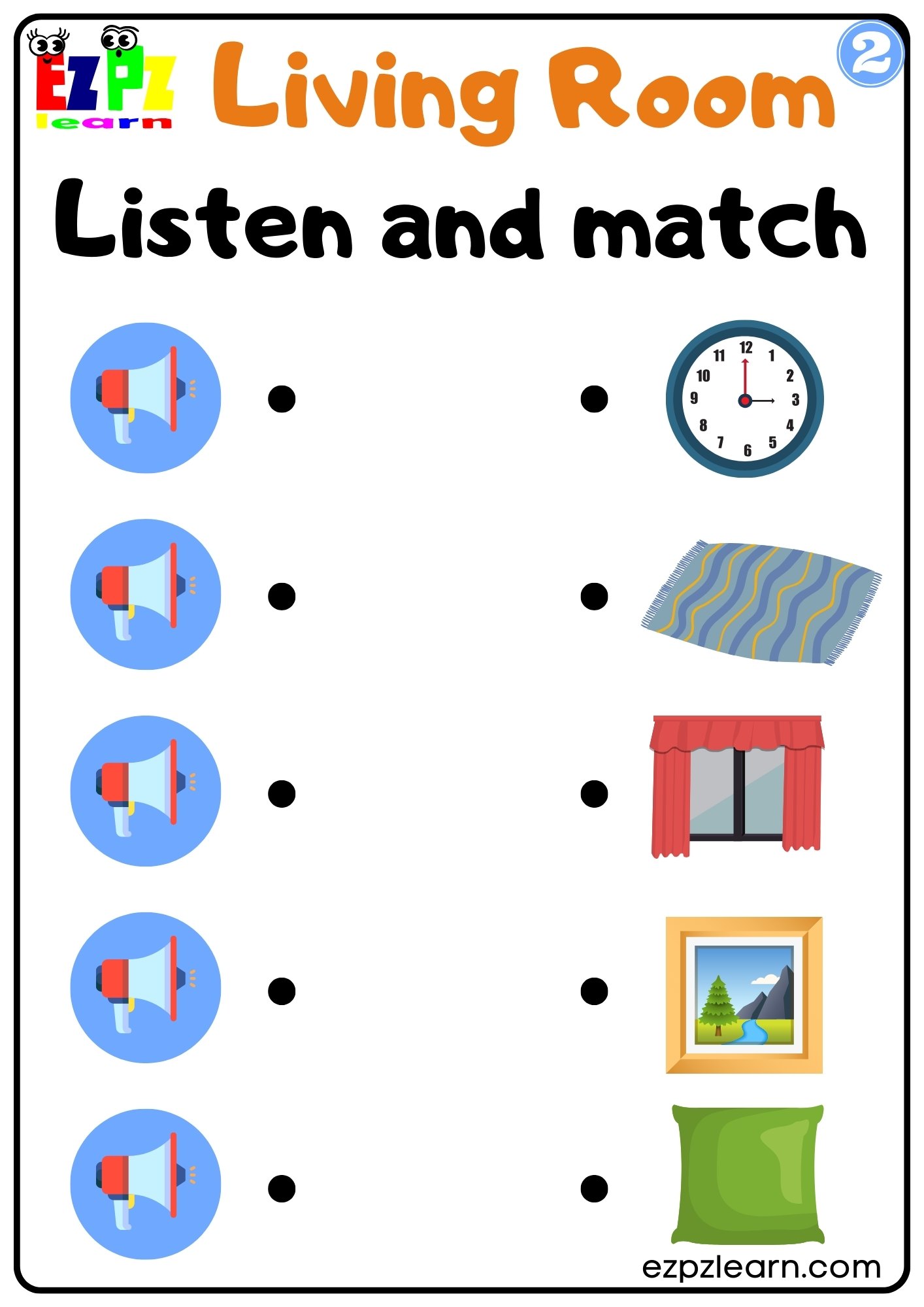 Living Room - Ezpzlearn.com