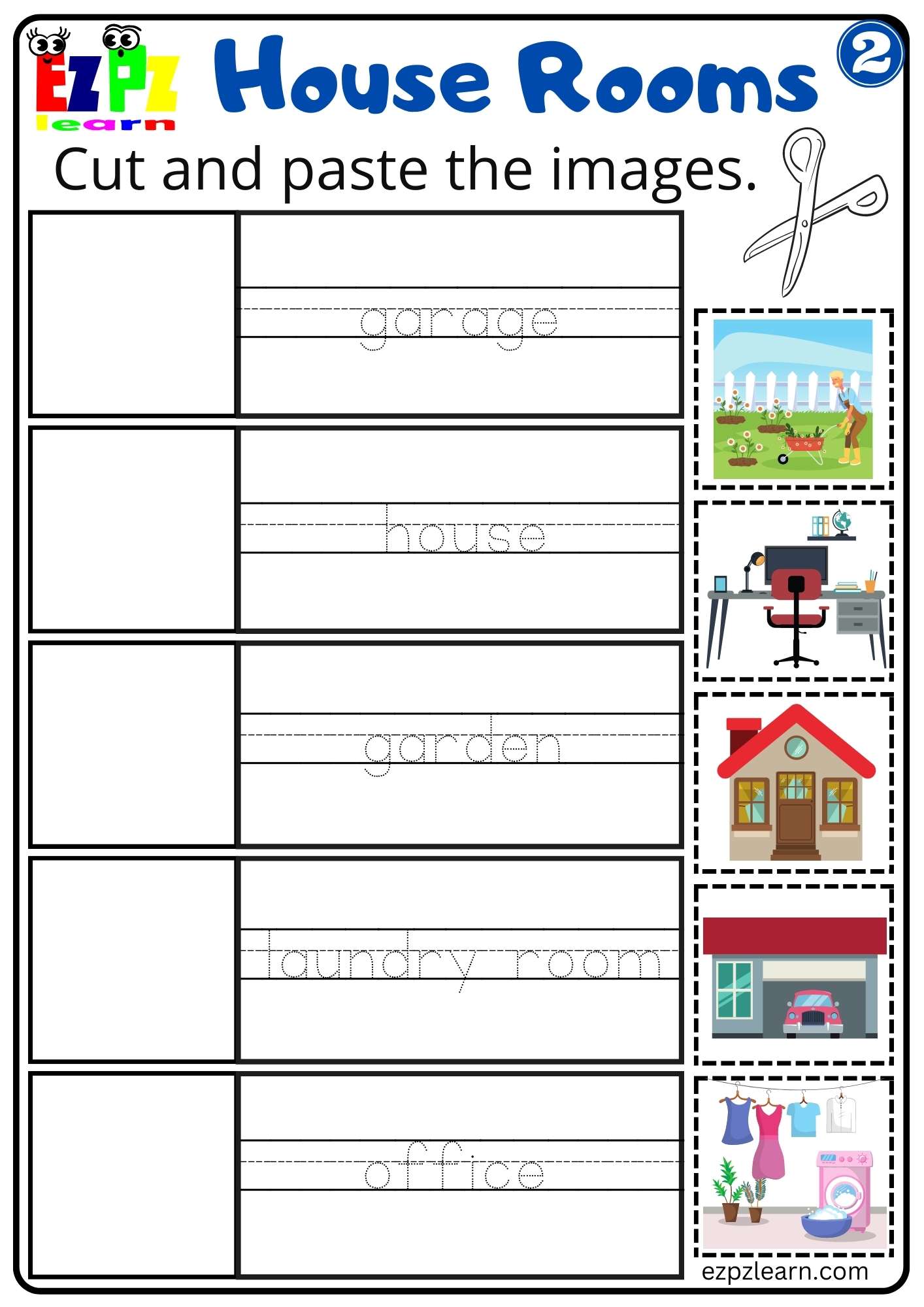 House Rooms - Ezpzlearn.com