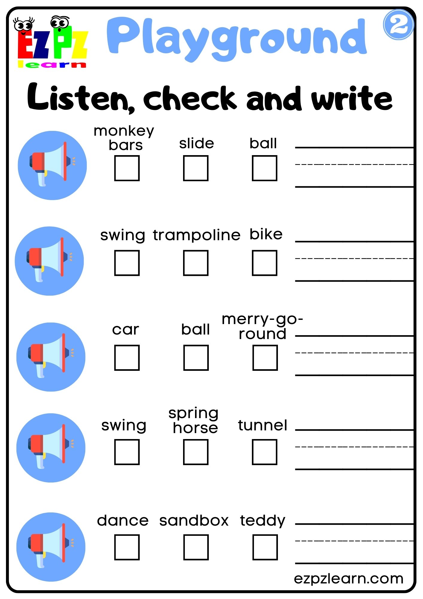 Playground - Ezpzlearn.com