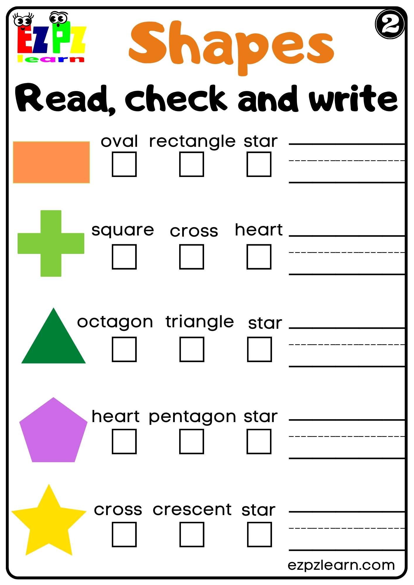 Shapes - Ezpzlearn.com
