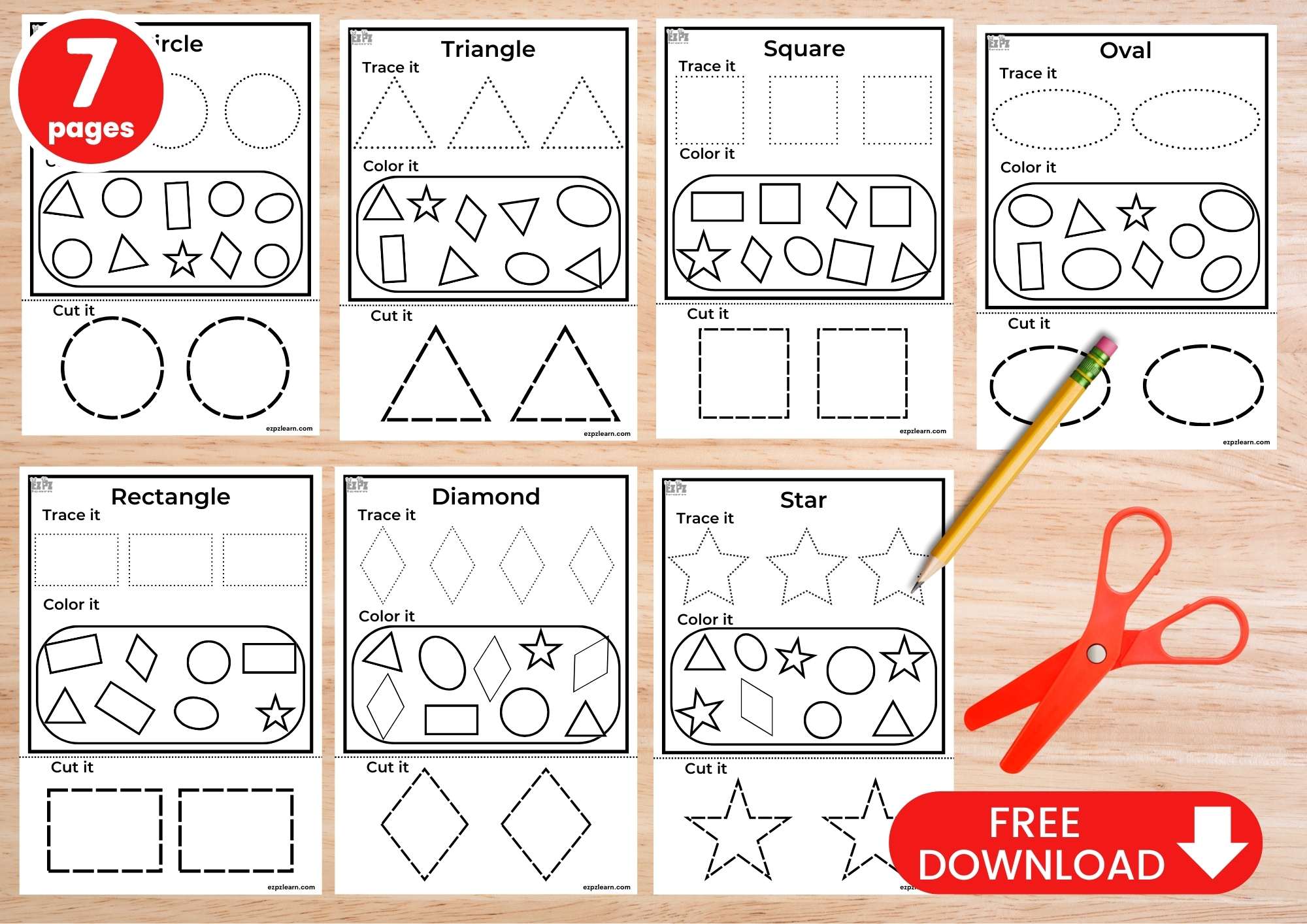 Shapes - Ezpzlearn.com