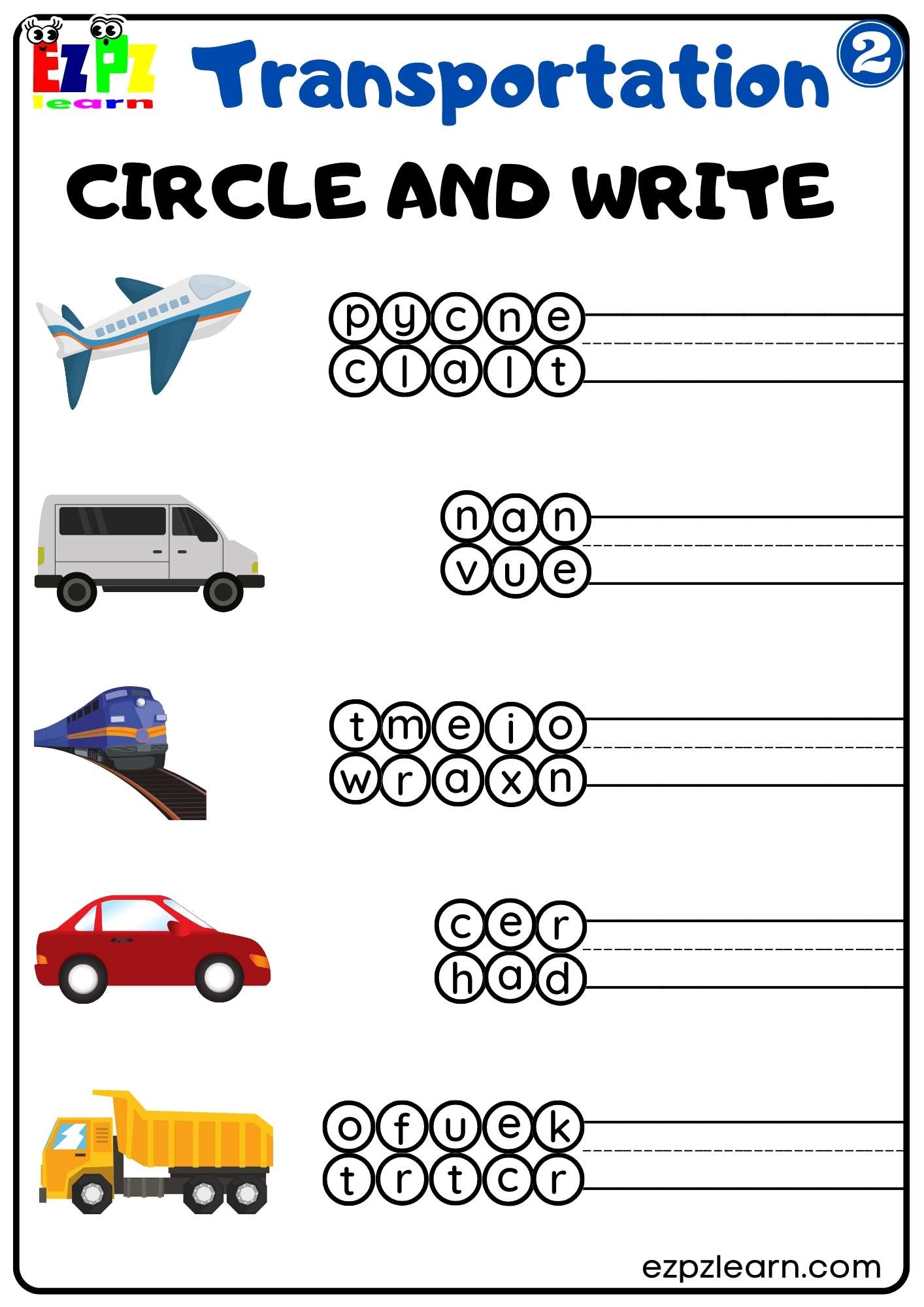 Transport - Ezpzlearn.com