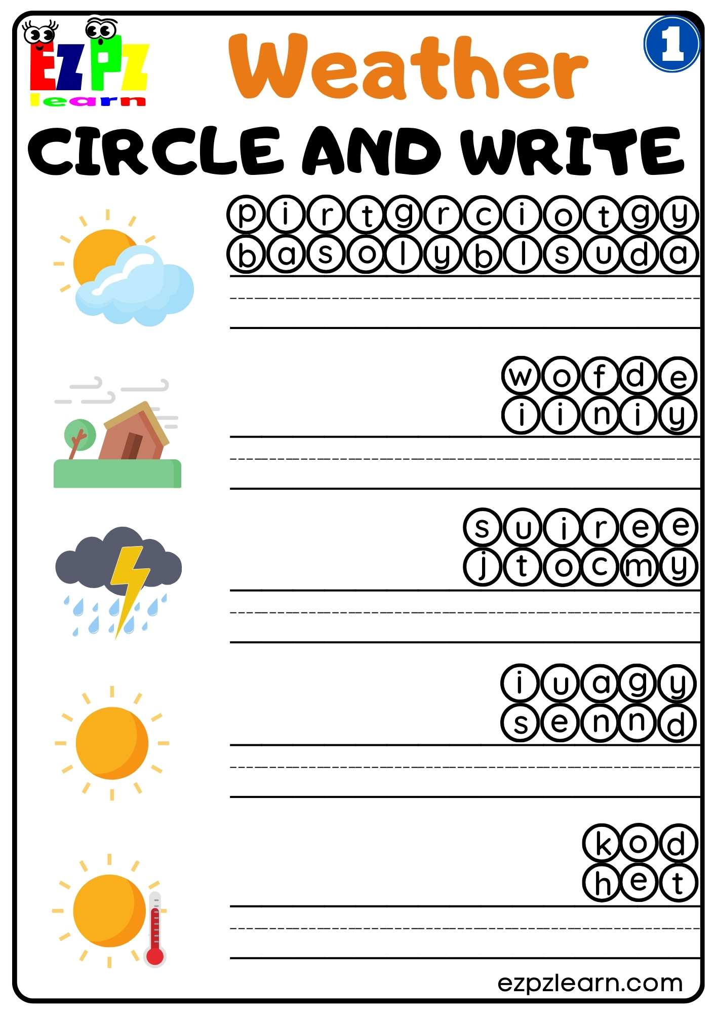 Weather - Ezpzlearn.com