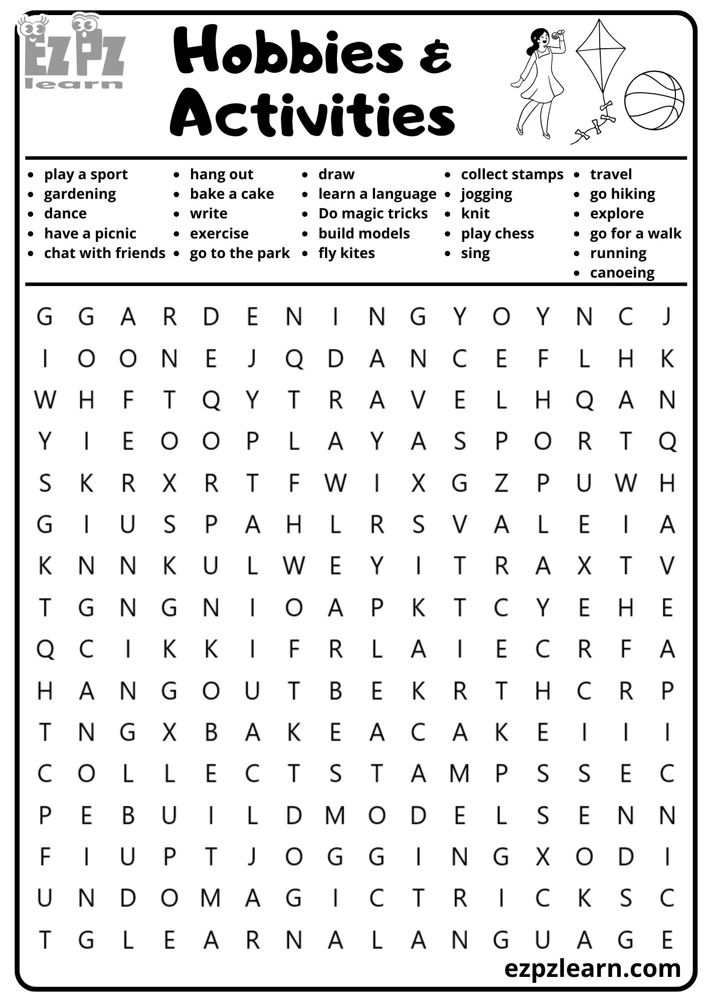 Group 1 Breakfast Food Vocabulary Word Search for K5 and ESL Students ...