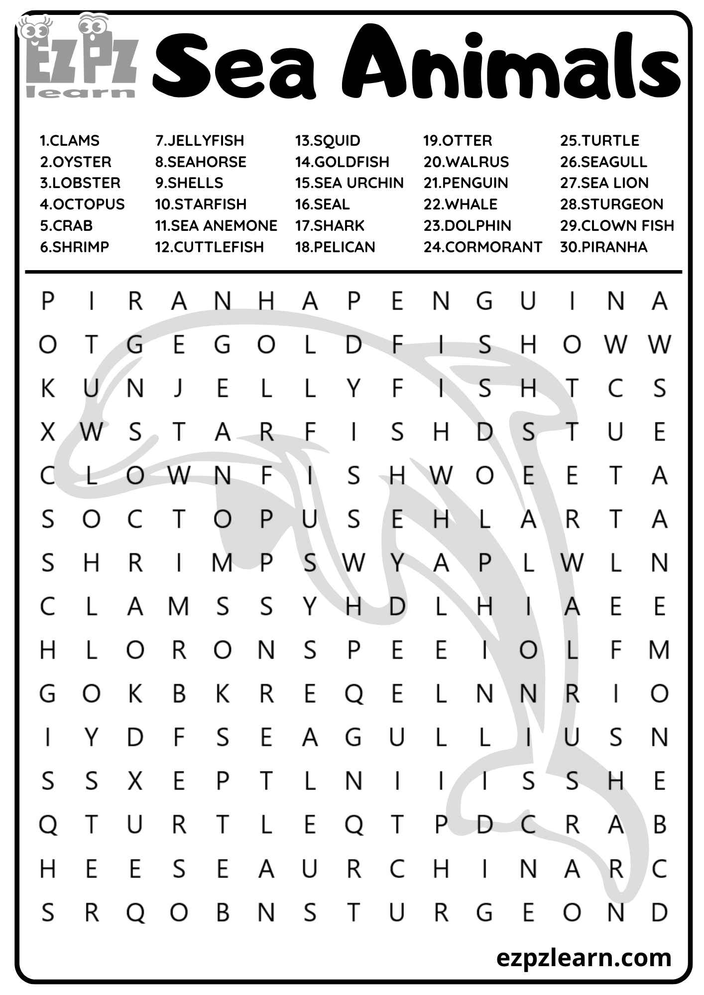 Daily Routine Word Search 2 - Ezpzlearn.com