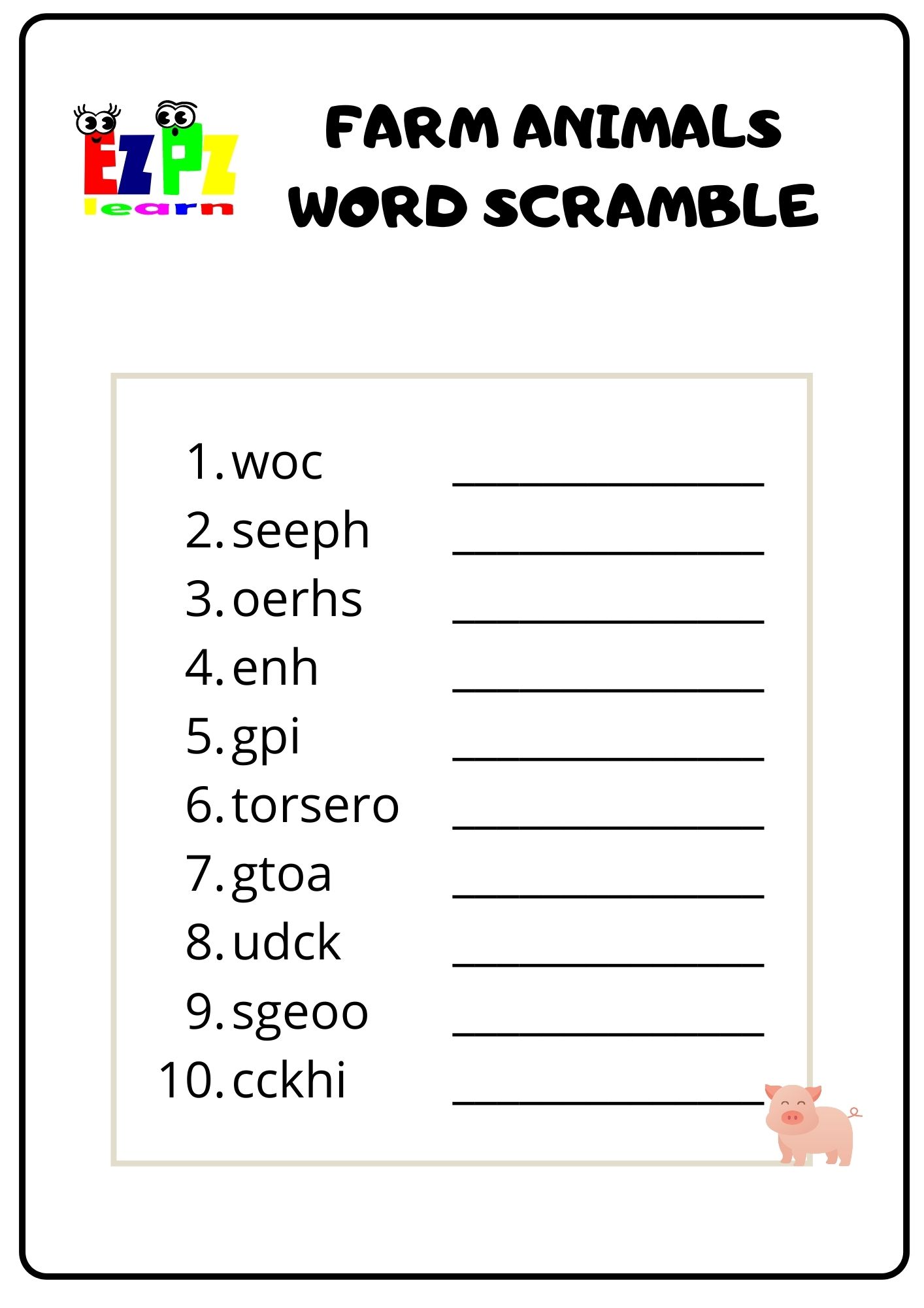 Family Word Search 2 - Ezpzlearn.com