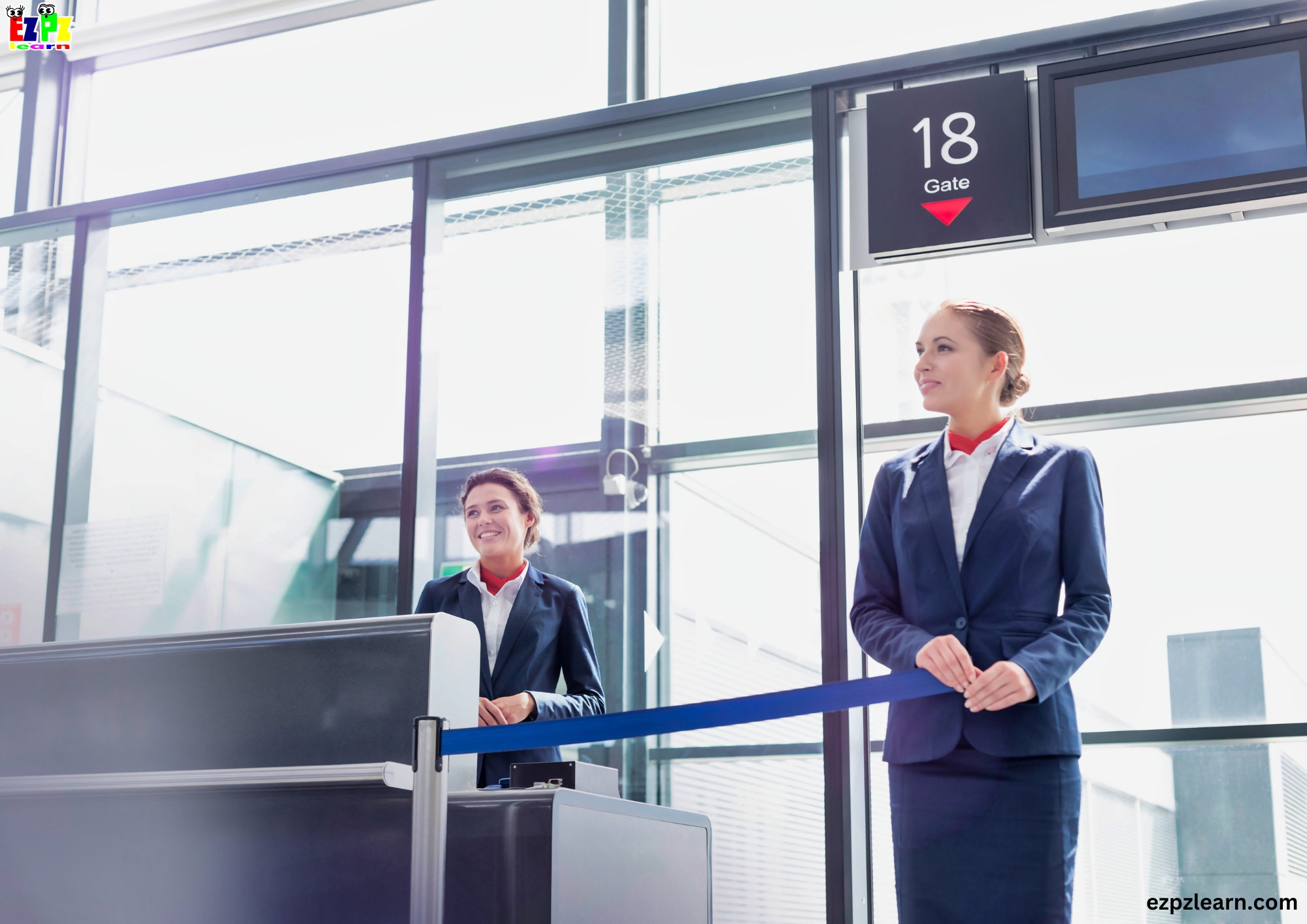 At the Airport Vocabulary - Ezpzlearn.com