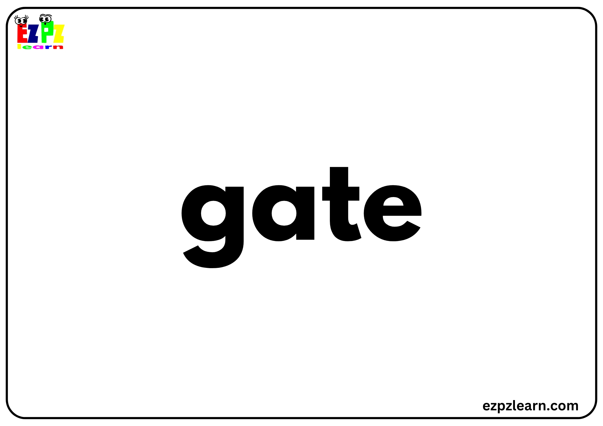 At the Airport Vocabulary - Ezpzlearn.com