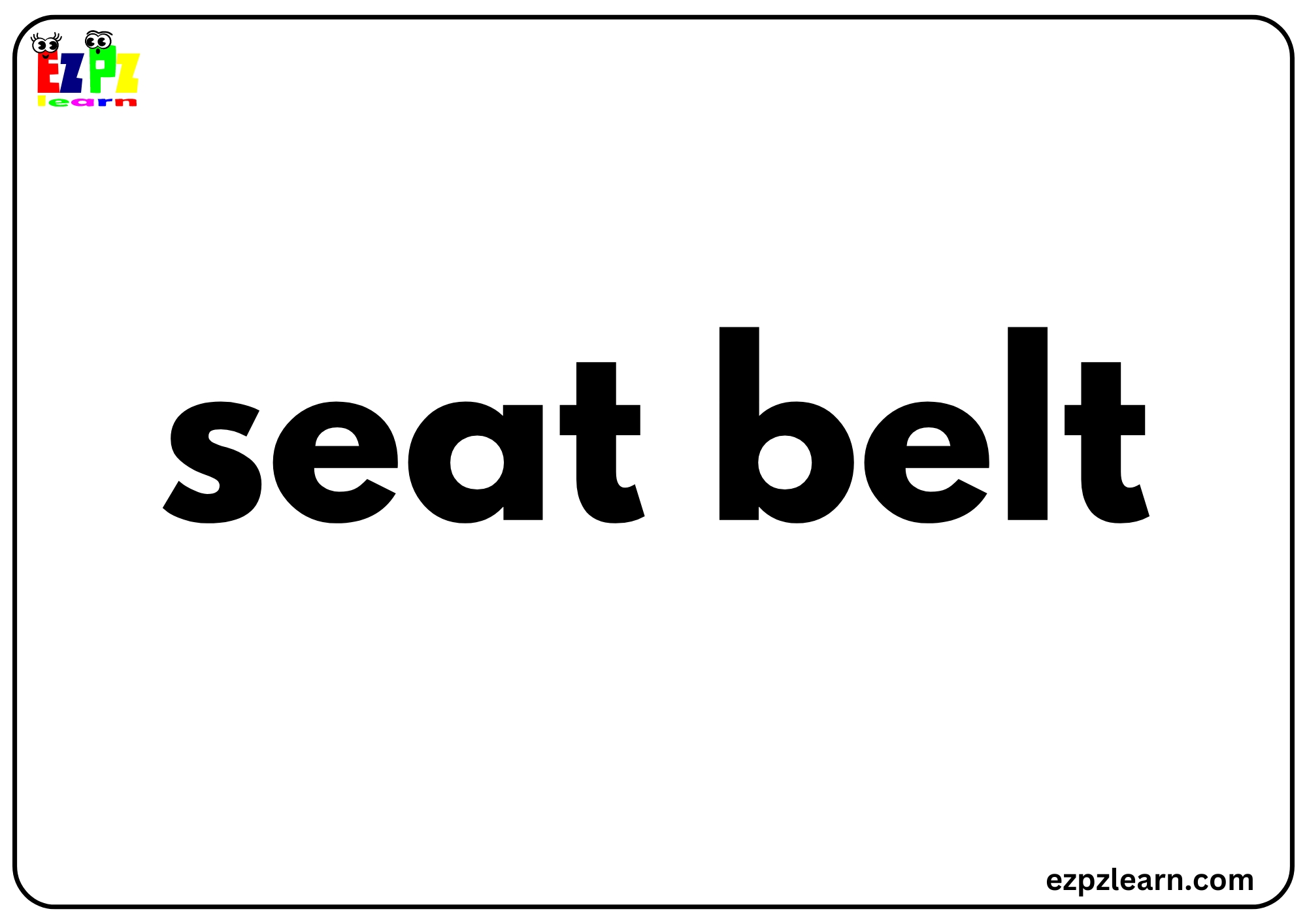 At the Airport Vocabulary - Ezpzlearn.com