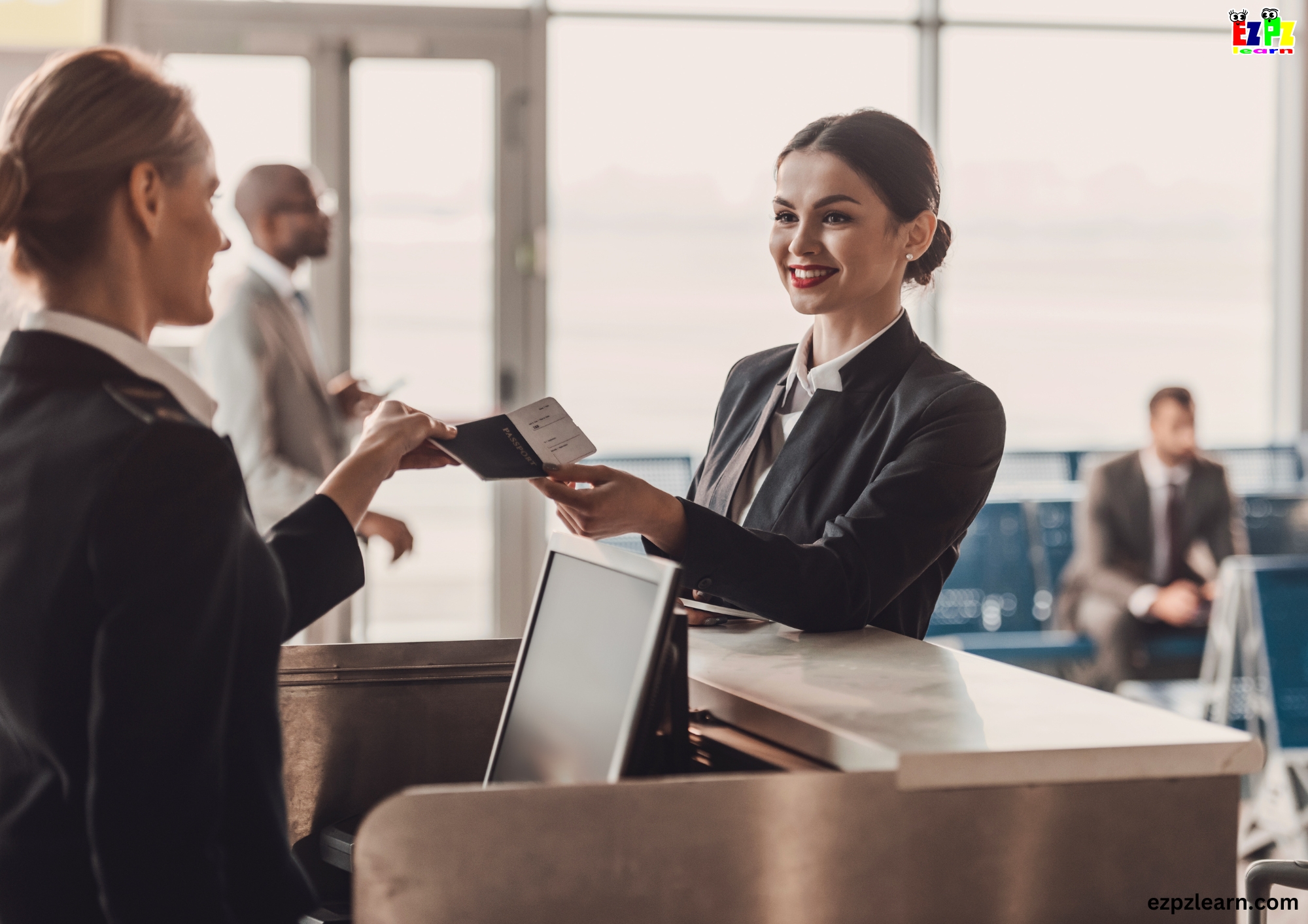 At the Airport Vocabulary - Ezpzlearn.com