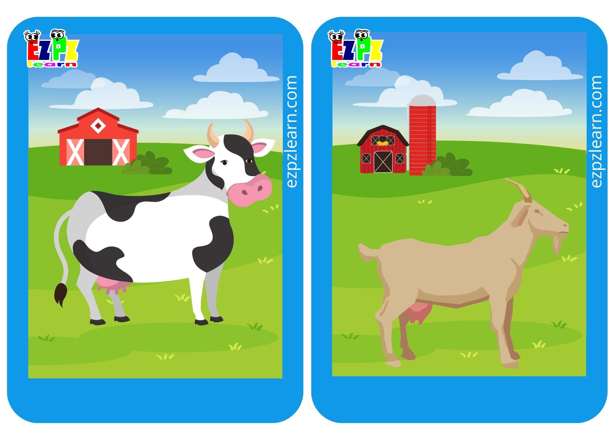 Farm Animals - Ezpzlearn.com