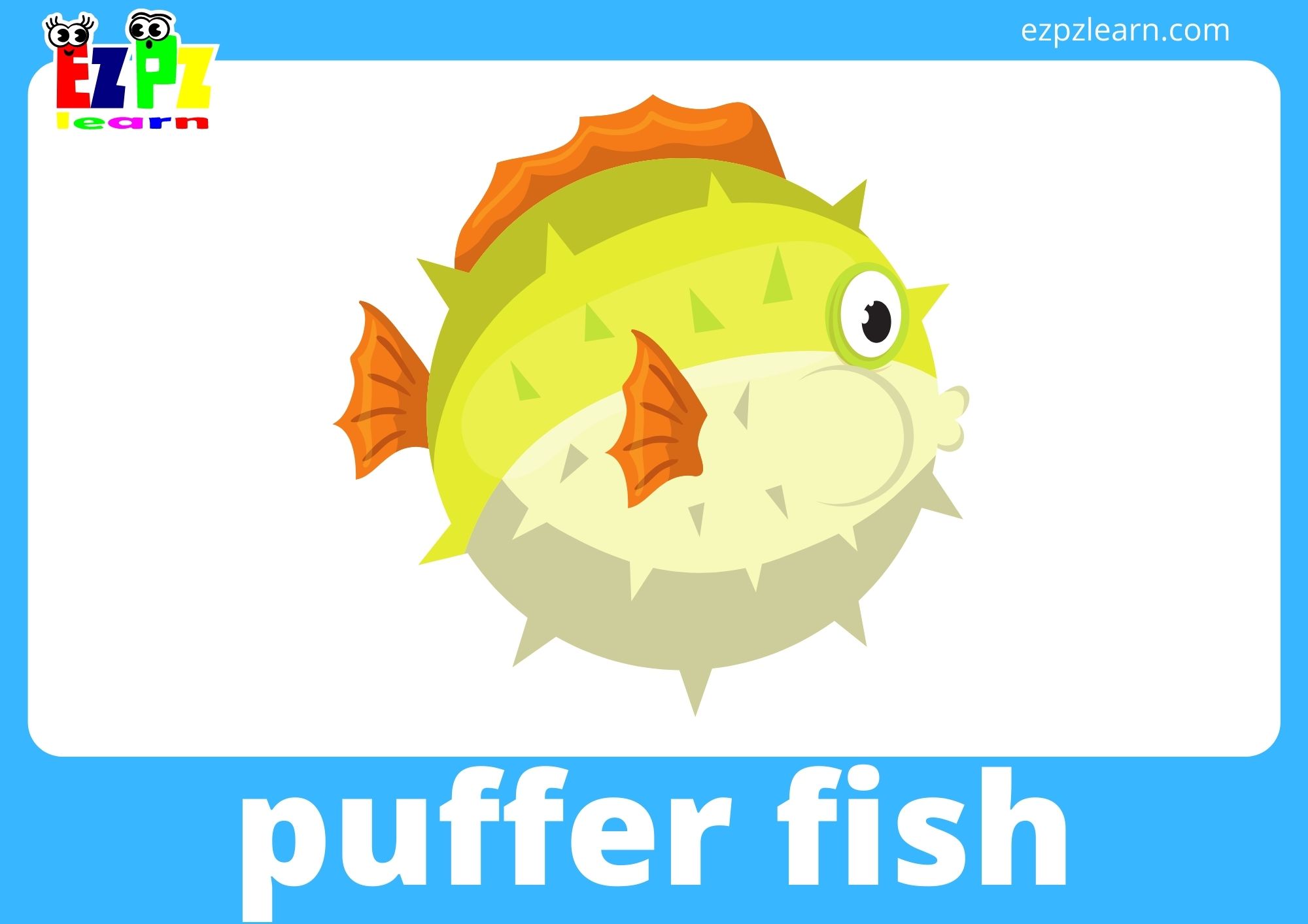 Sea Animal Flashcards With Words use online or PDF download 15 pages ...