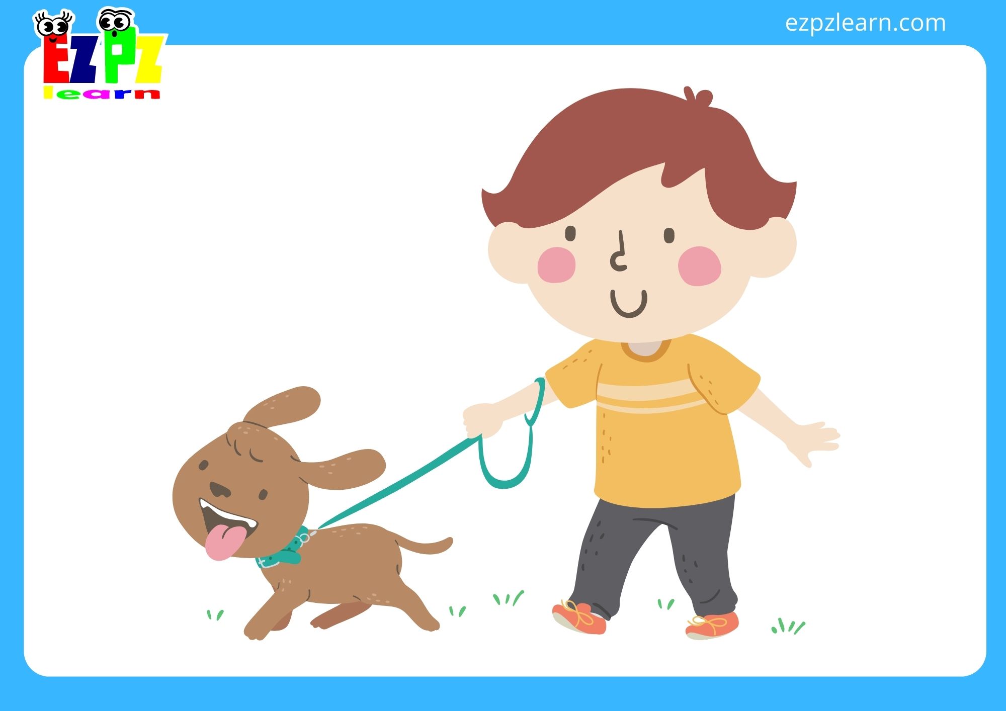 Chores Flashcards No Words View Online or PDF Download - Ezpzlearn.com