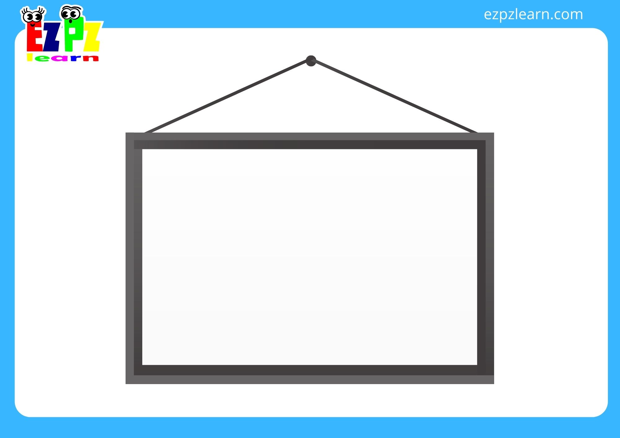 Classroom Objects Flashcards - Ezpzlearn.com