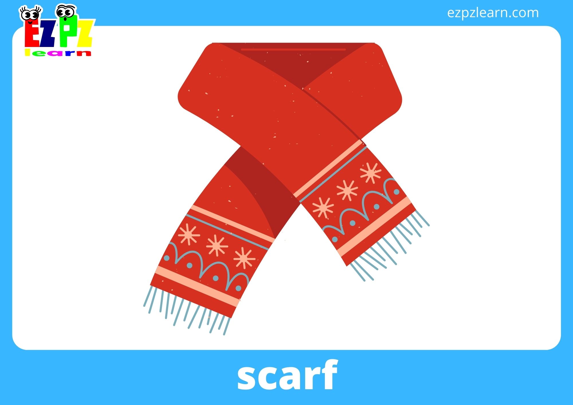 Winter Clothes With Words Flashcards View Online or Free PDF Download ...