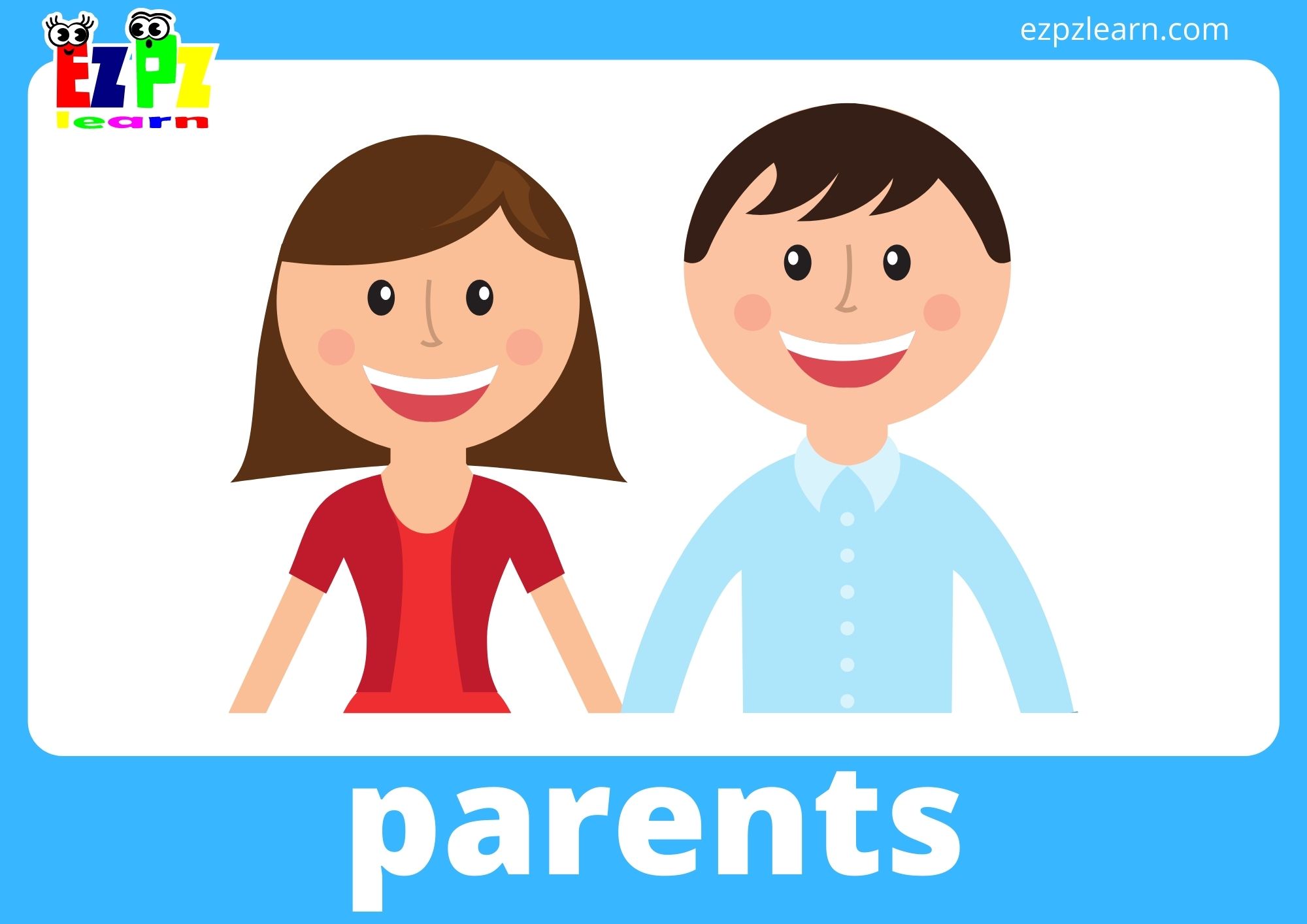 Family Flashcards ONLINE - Ezpzlearn.com