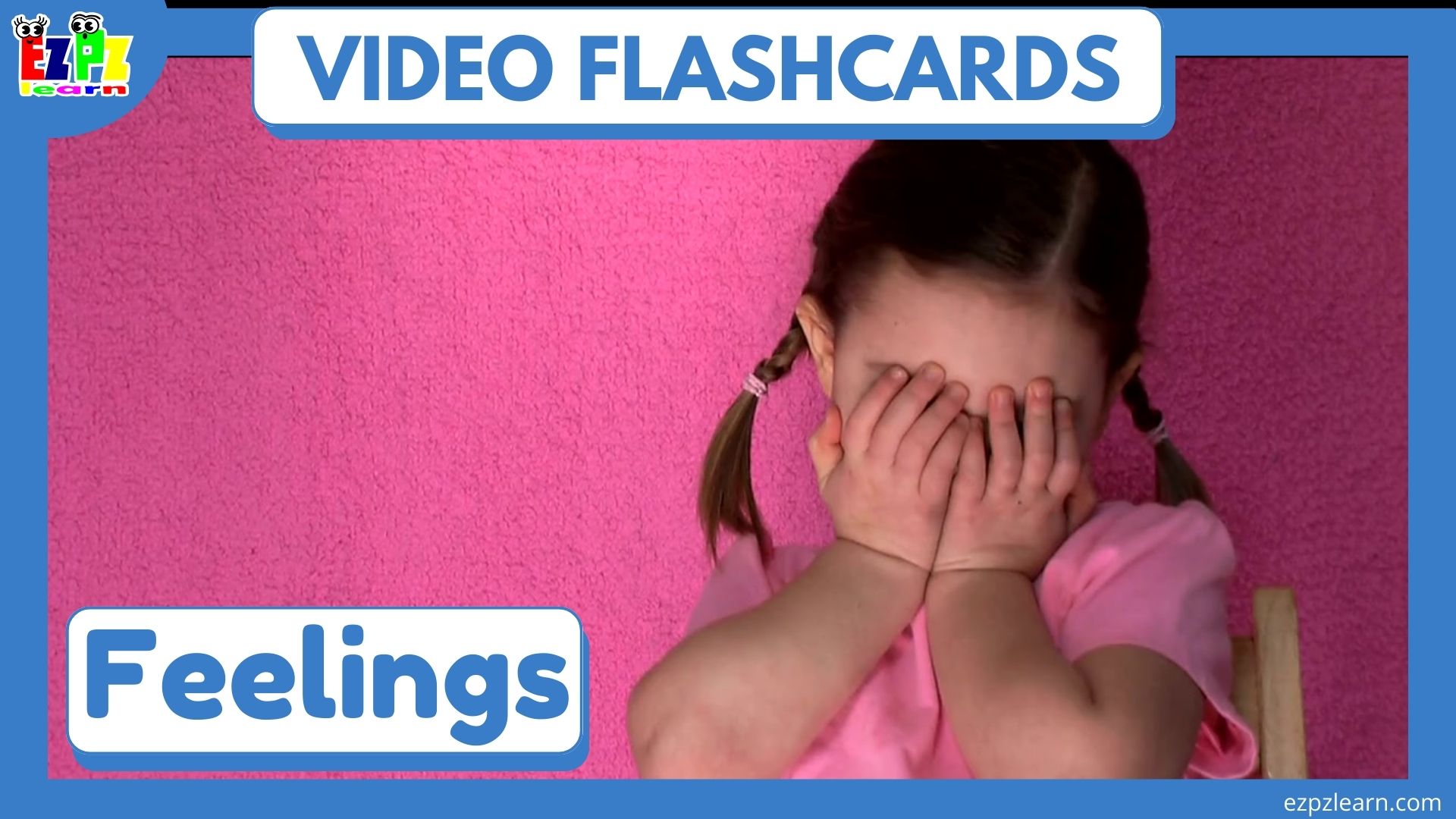 Feelings and Emotions Vocabulary Video Flashcards for English Language ...