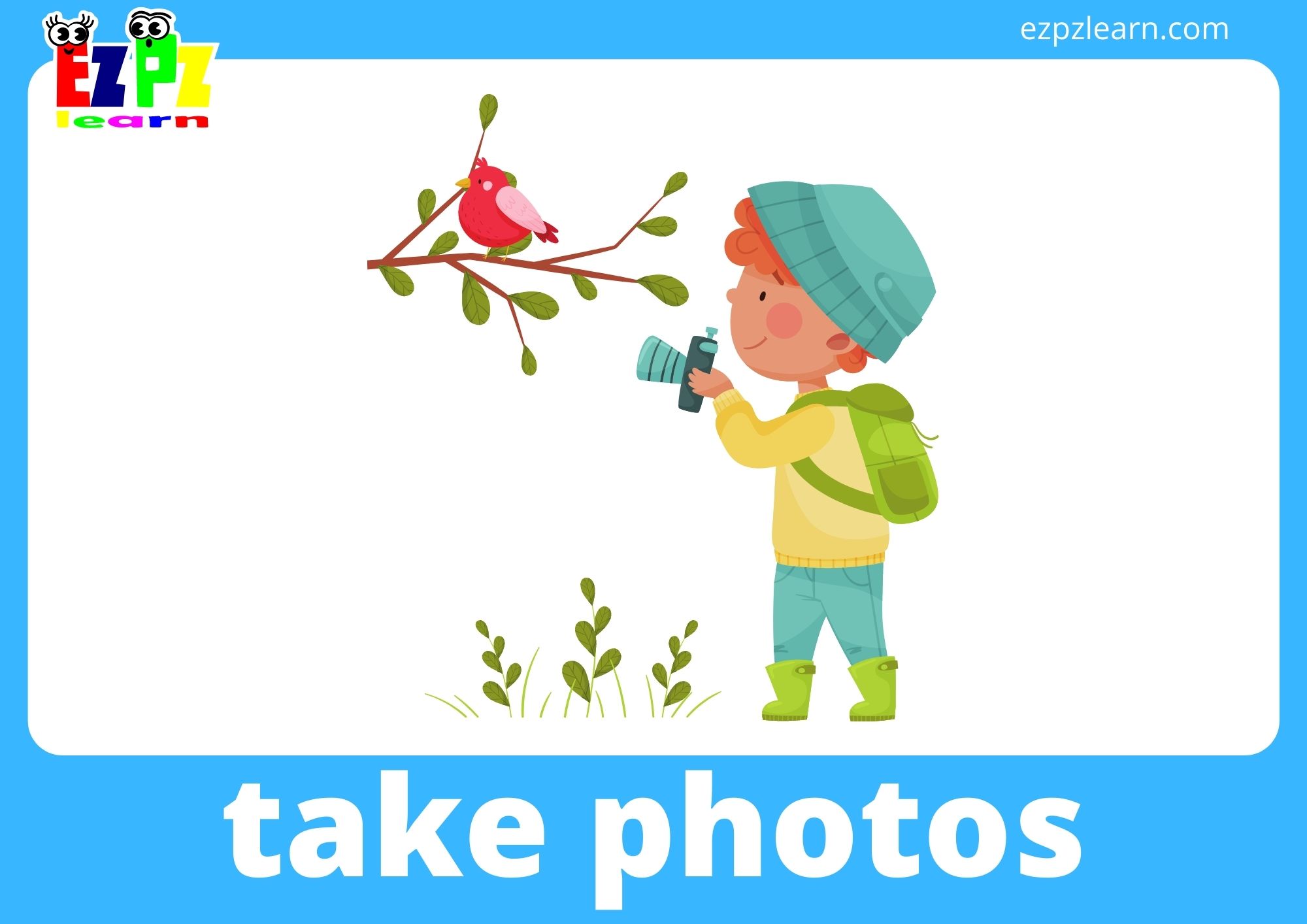 Free Time Activities Flashcards With Words - Ezpzlearn.com