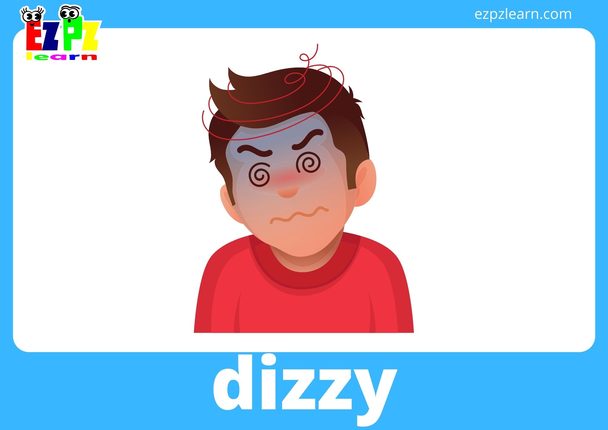 Health Problems / Illness Flashcards With Words ONLINE - Ezpzlearn.com