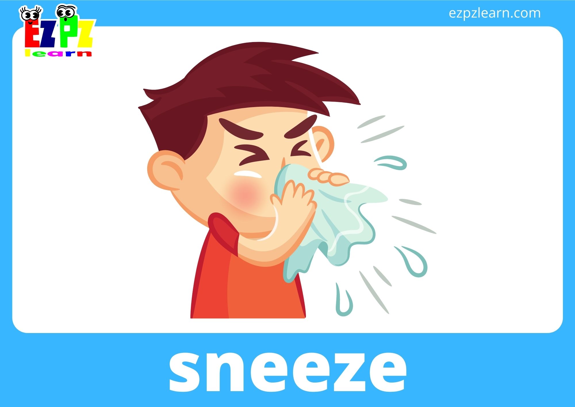 Health Problems / Illness Flashcards With Words ONLINE - Ezpzlearn.com