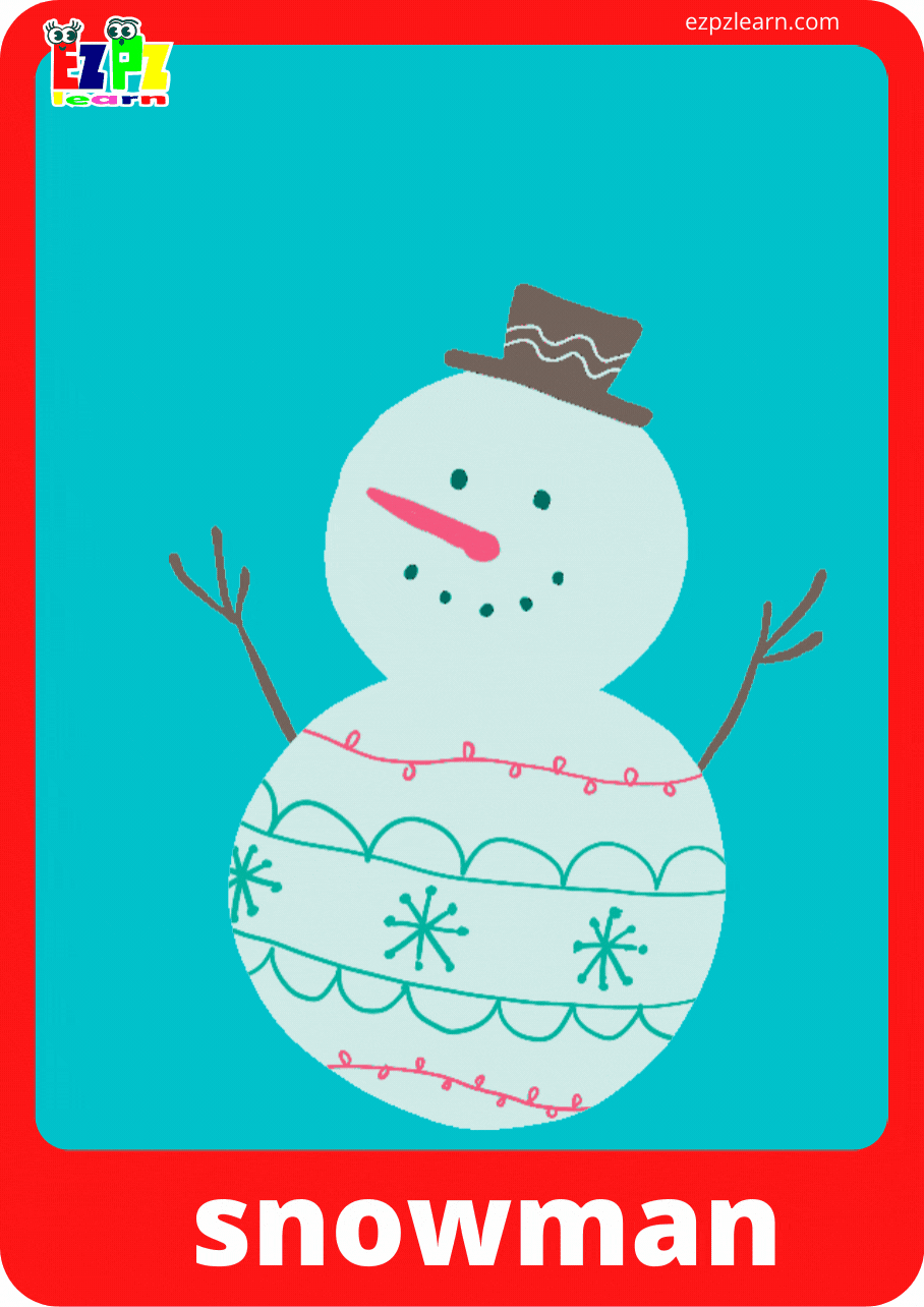 Christmas Animated Flashcards Use Online Includes the vocabulary words ...